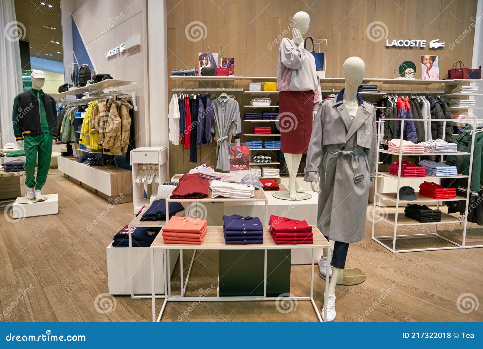 Lacoste store in Berlin editorial stock photo. Image of clothing ...