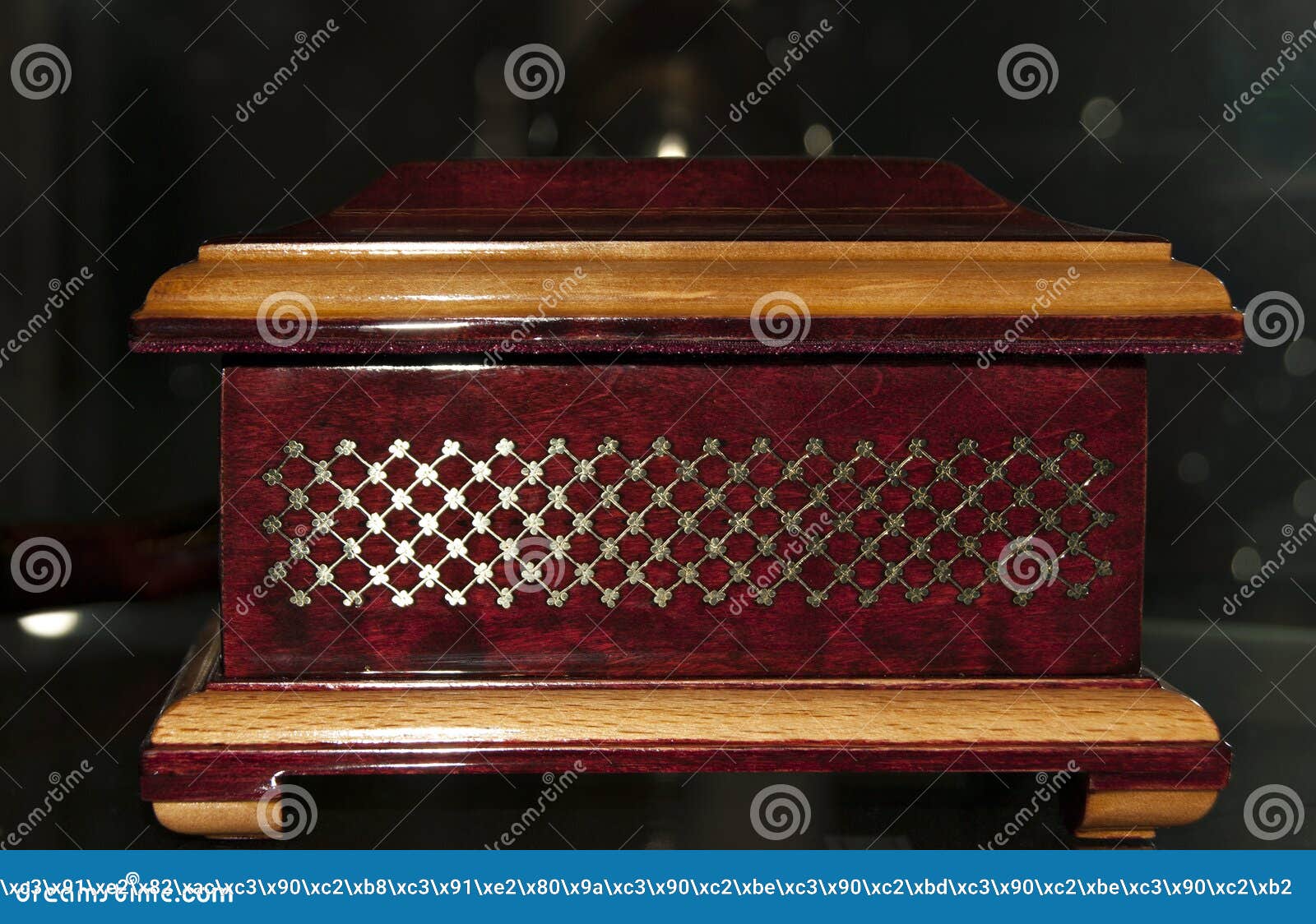 Lacquered box with inlay stock image. Image of beautiful - 102076831