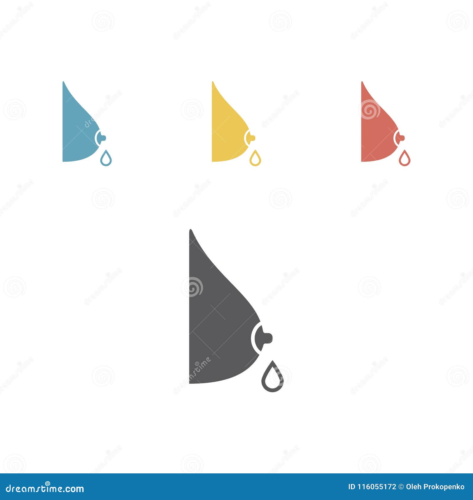 Lactation Icon, Breast Milk, Vector Graphics Stock Vector ...