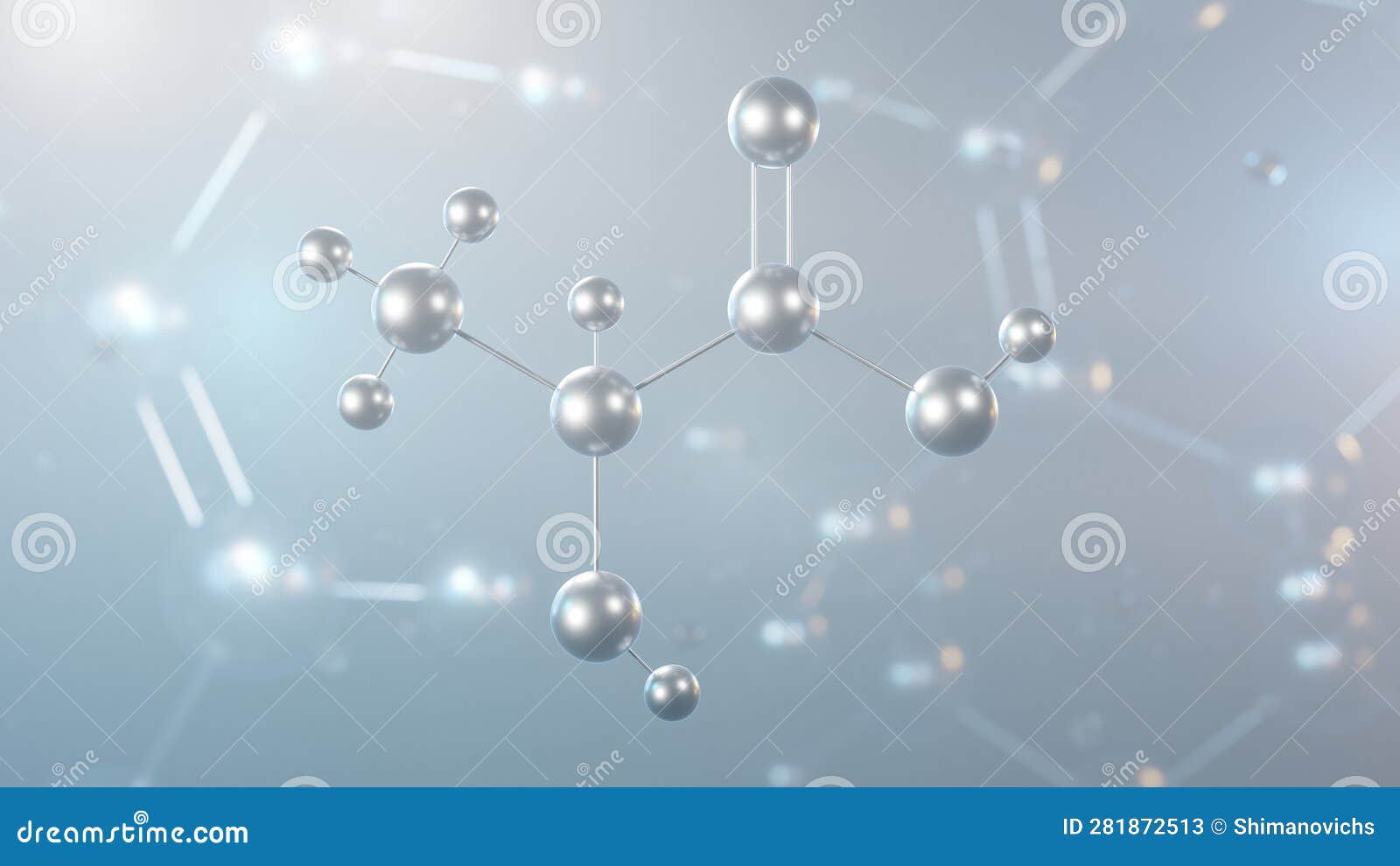 Lactic Acid Molecular Structure, 3d Model Molecule, Lactate, Structural ...