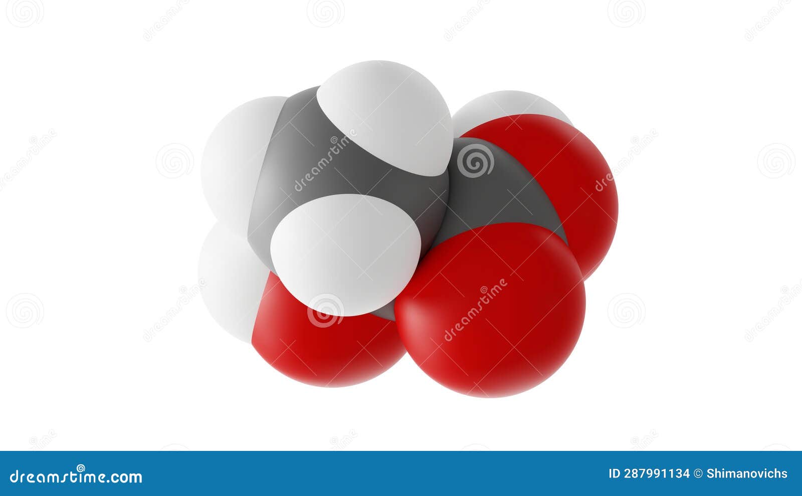 Lactic Acid Molecule, Milk Acid Molecular Structure, Isolated 3d Model ...