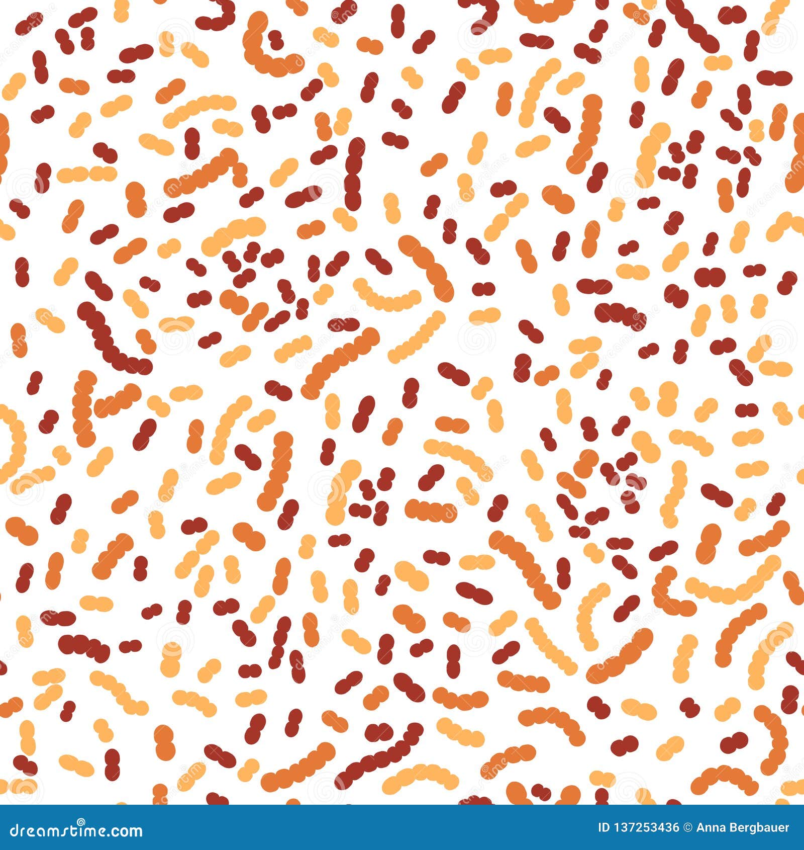 Lactobacillus Acidophilus Pattern Stock Vector - Illustration of ...