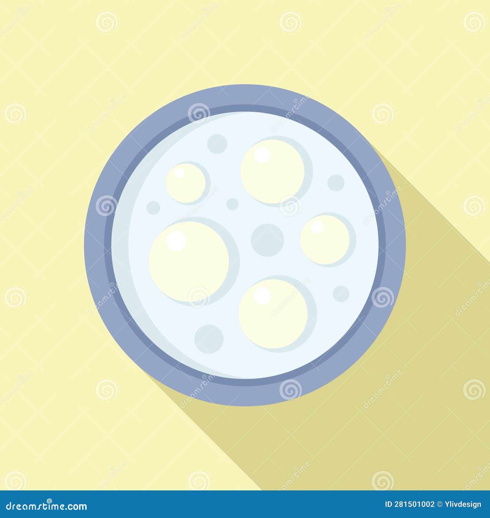 Lactobacillus Icon Flat Vector. Health Cell Stock Vector - Illustration ...