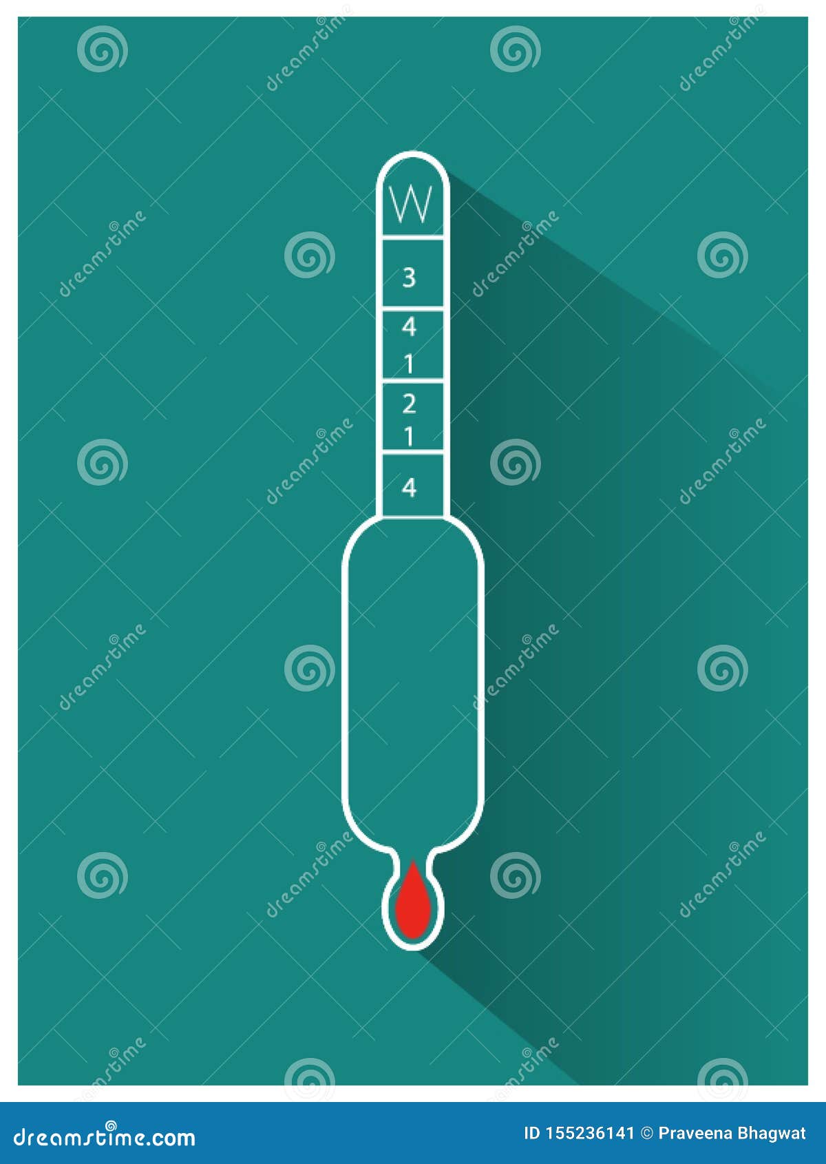 Lactometer, Laboratory Equipment Stock Vector - Illustration of ...