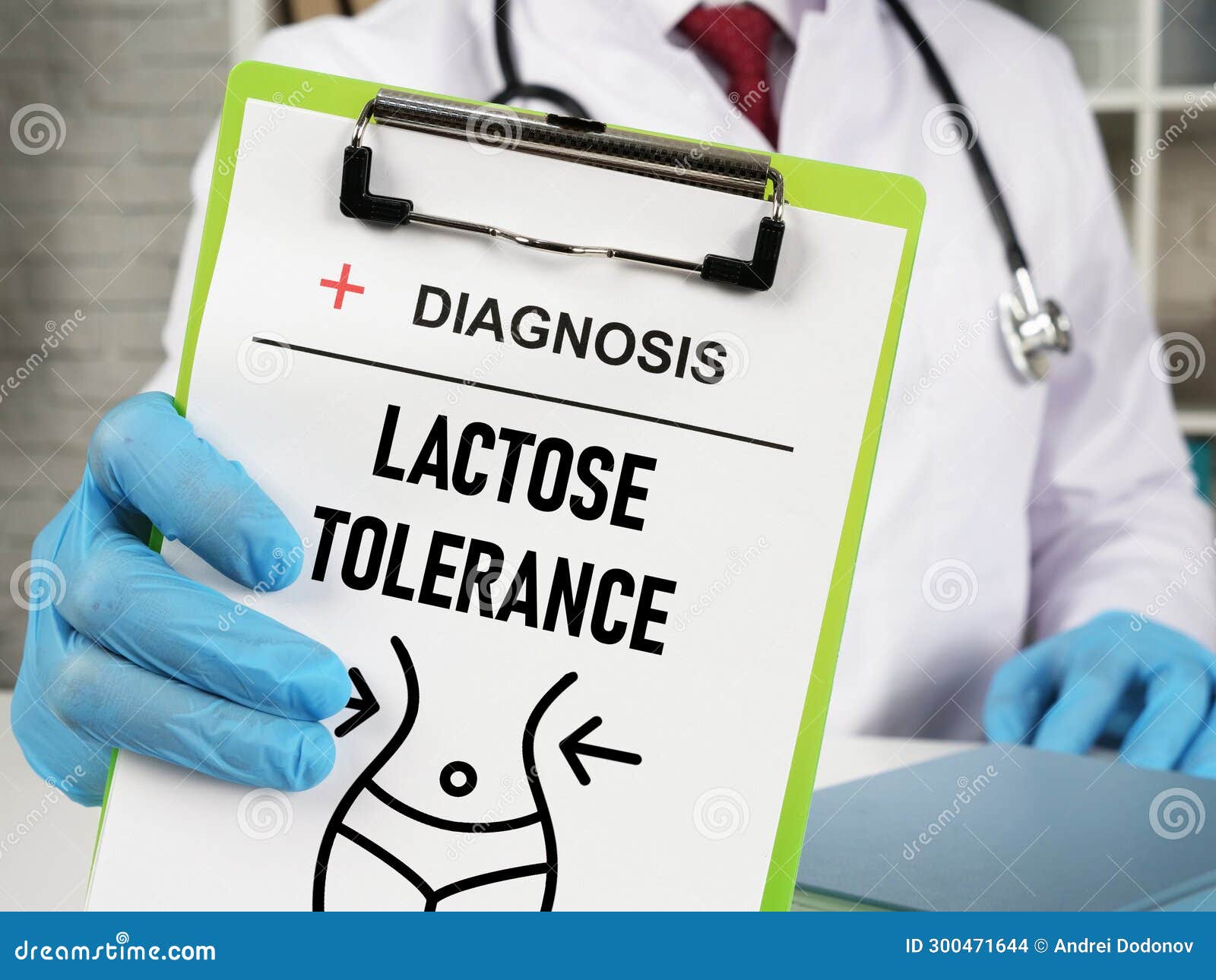 Lactose Intolerance is Shown Using the Text Stock Photo - Image of ...