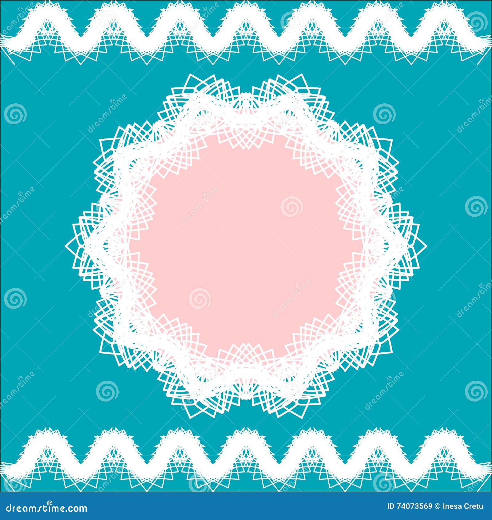Lacy Frame and Borders Vintage Style Stock Vector - Illustration of ...