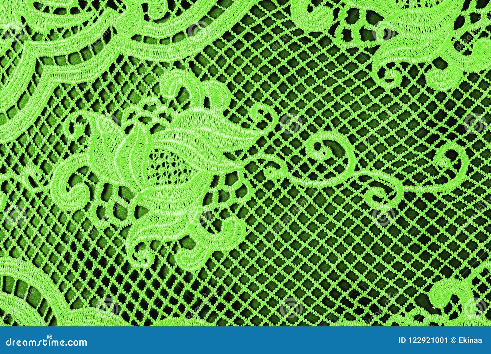 Lacy green fabric. stock image. Image of closeup, beauty - 122921001