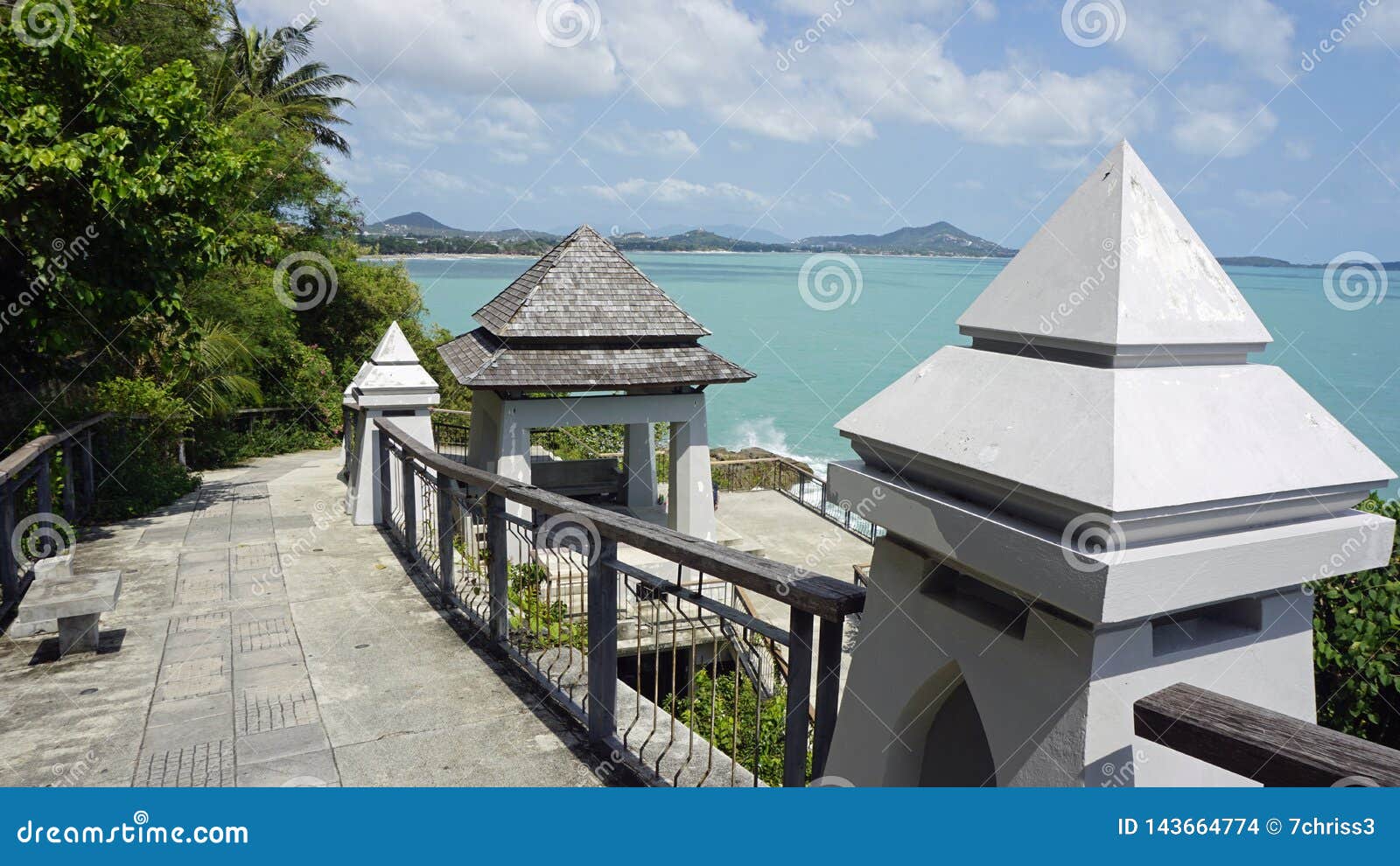 Lad Koh Viewpoint Oh Kao Samui Stock Photo - Image of blue, asia: 143664774