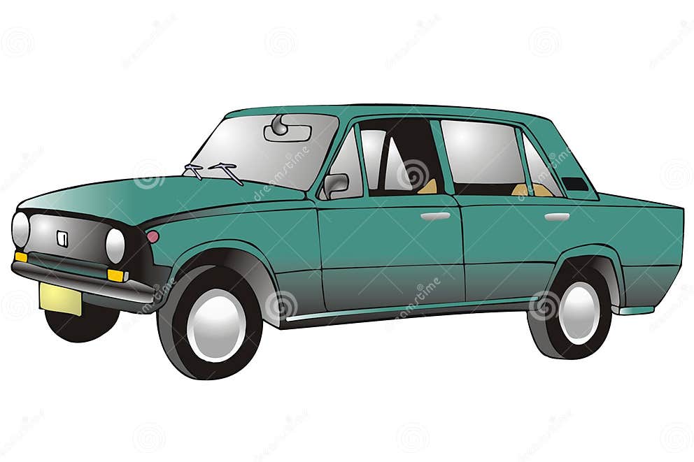 Lada stock vector. Illustration of auto, vector, highway - 2855025
