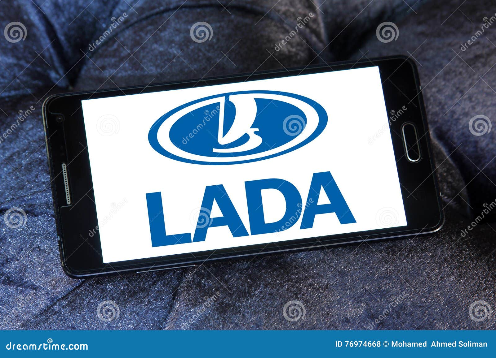 Lada car logo editorial stock photo. Image of transportation - 76974668