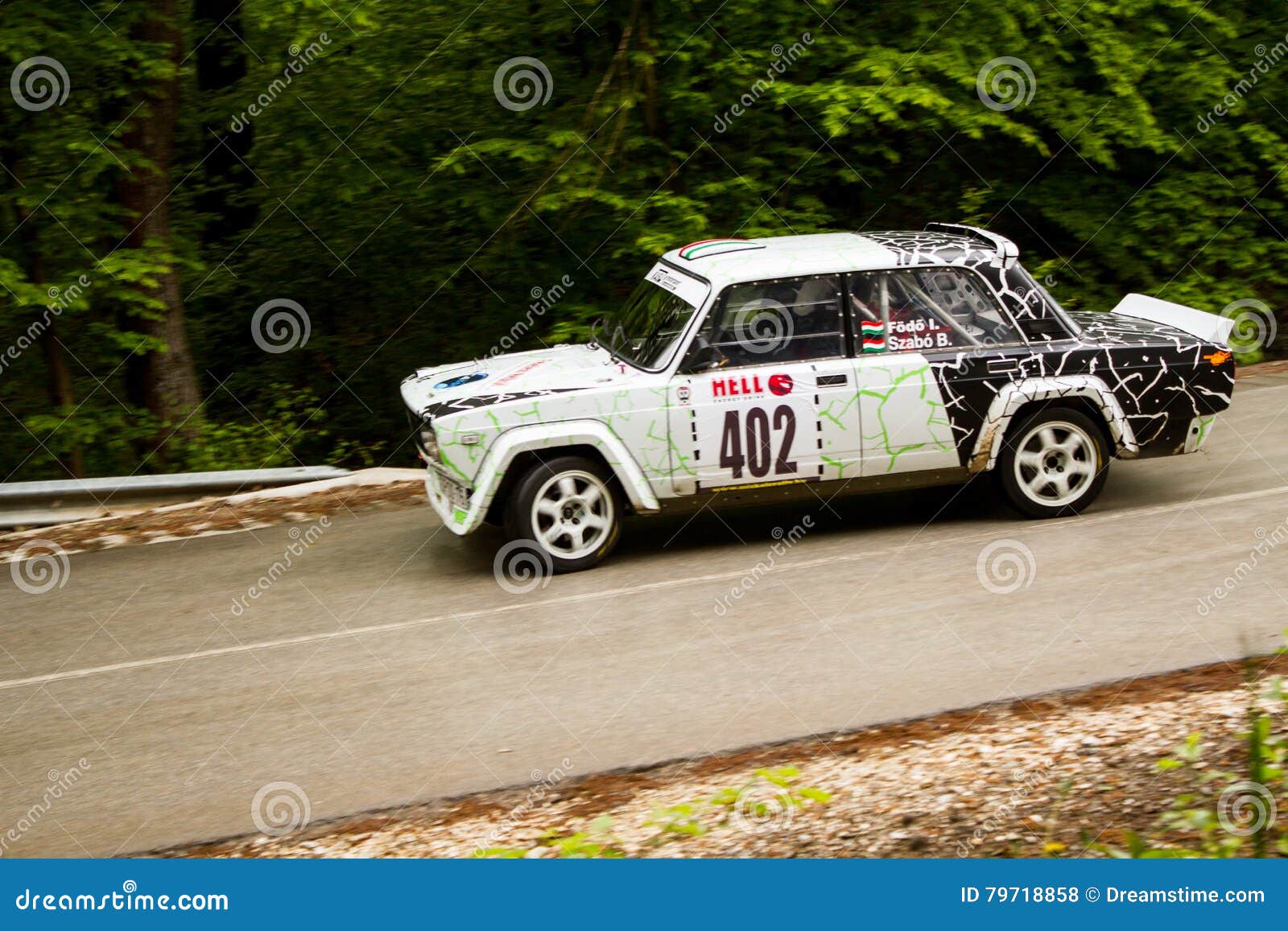 Lada on Miskolc Rally Hungary Editorial Stock Photo - Image of race ...