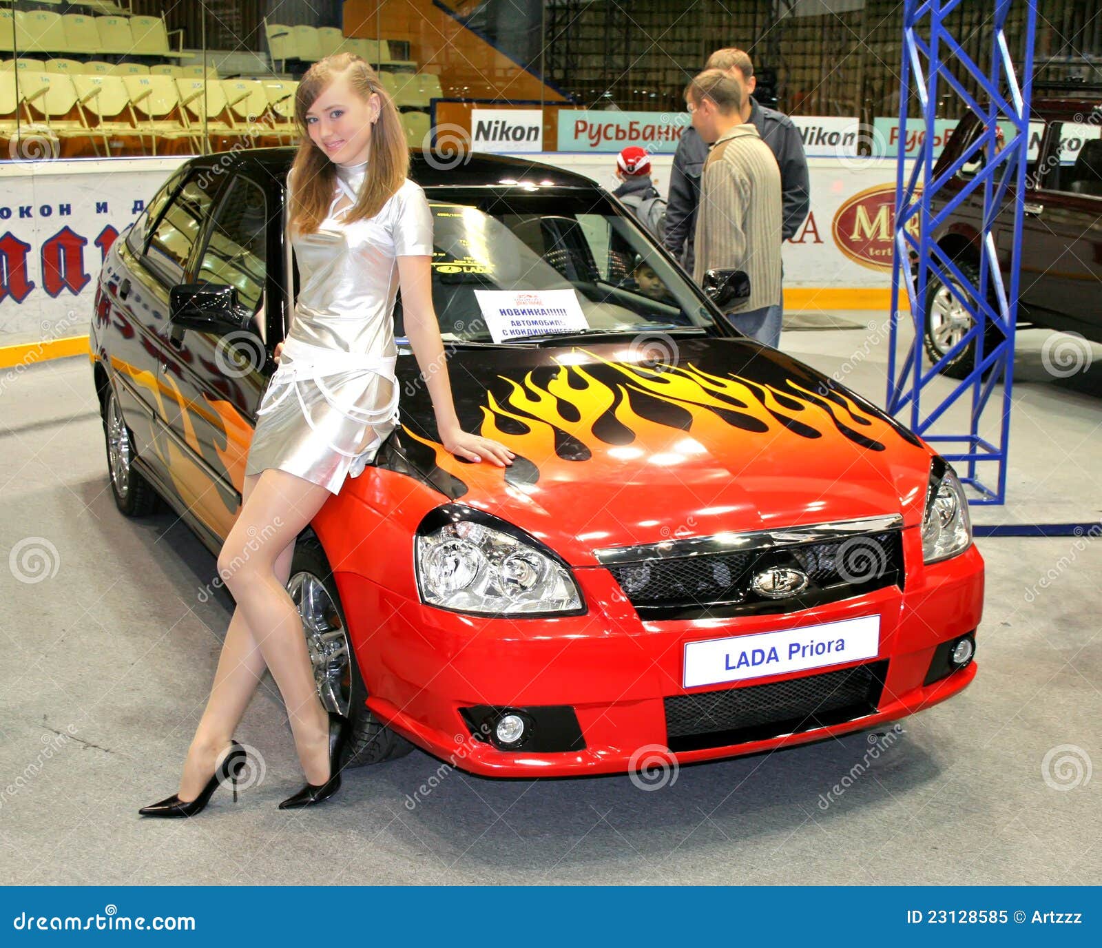 LADA Priora editorial image. Image of auto, bucket, fast - 23128585