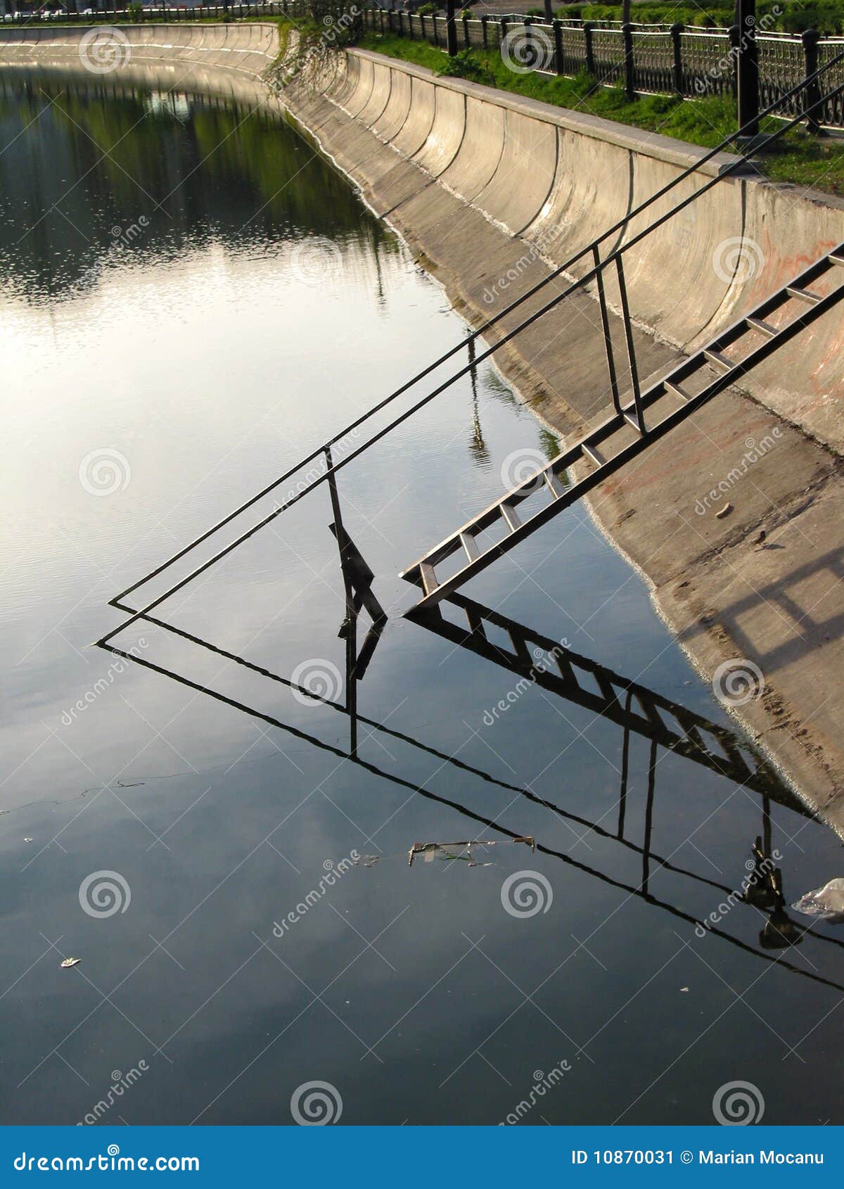Ladder stock image. Image of fence, dirty, bucharest - 10870031
