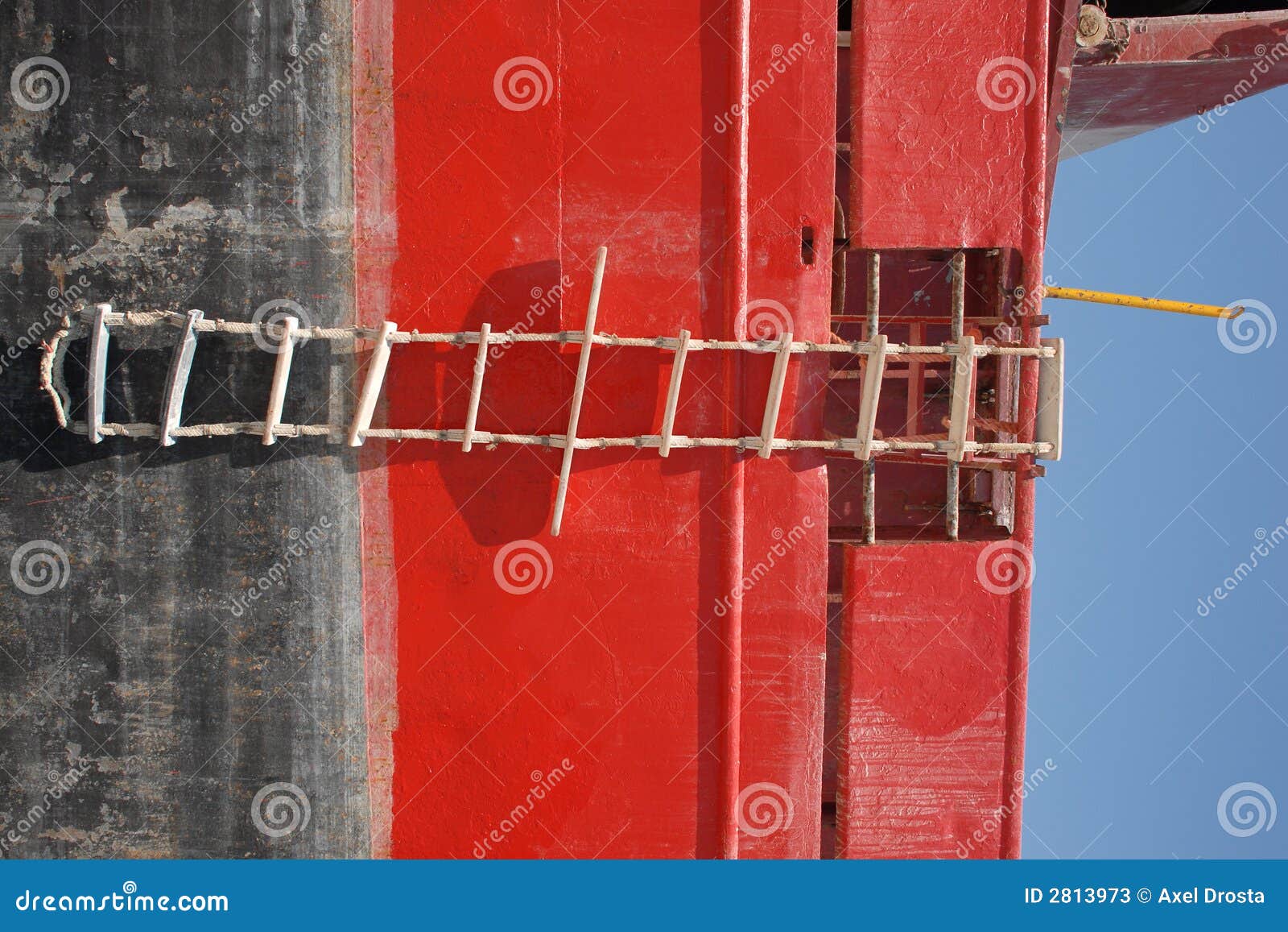 Ladder stock image. Image of daytime, dangling, rope, hanging - 2813973