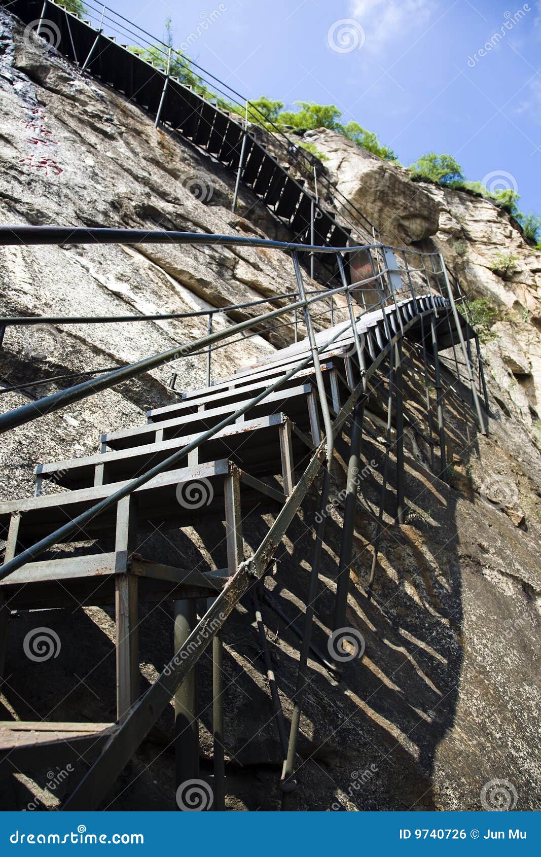 Ladder stock photo. Image of green, backgrounds, stone - 9740726