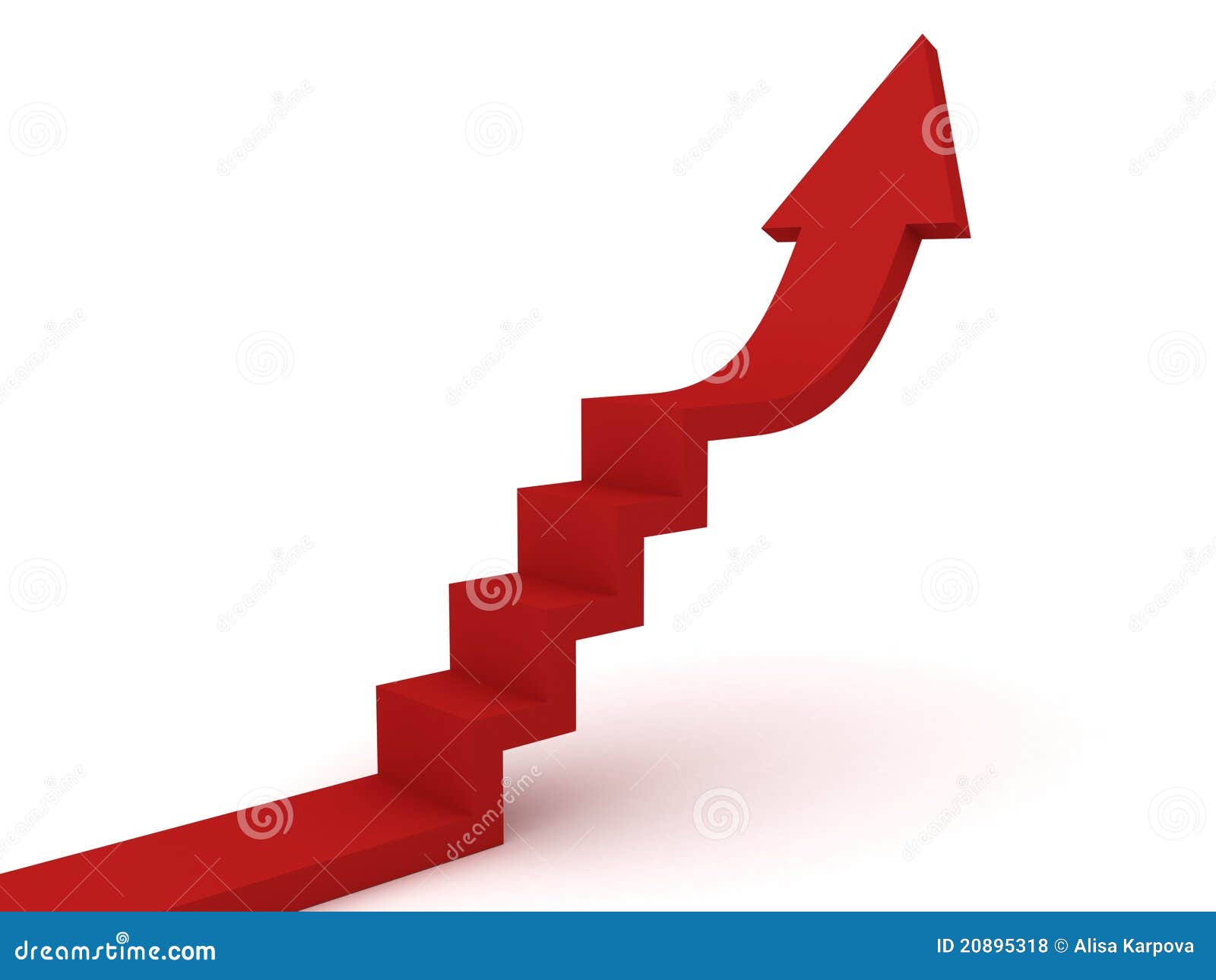 Ladder Arrow Icon, Cartoon Style Royalty-Free Illustration ...