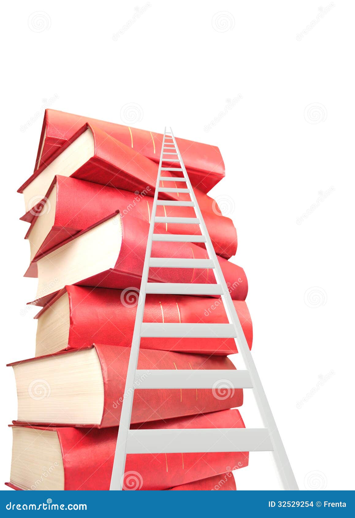 Ladder and books stock illustration. Illustration of ladder - 32529254