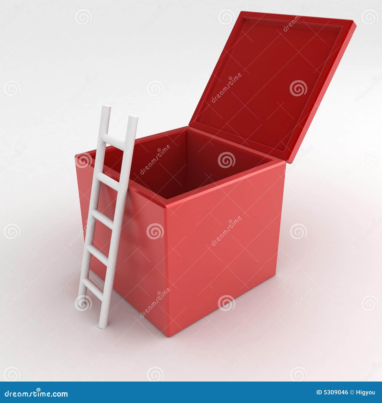 Ladder Box stock illustration. Illustration of contents - 5309046