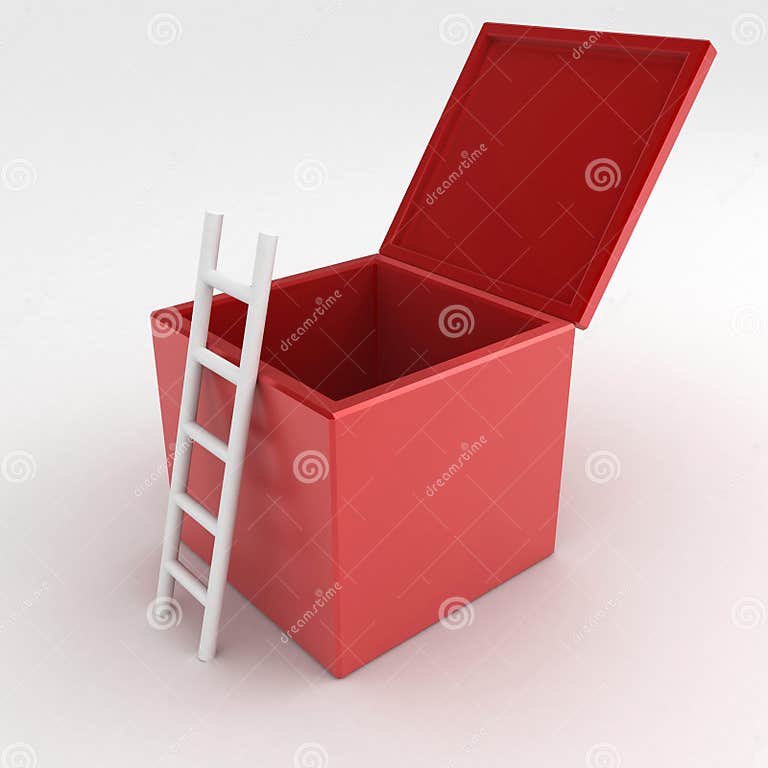 Ladder Box stock illustration. Illustration of contents - 5309046