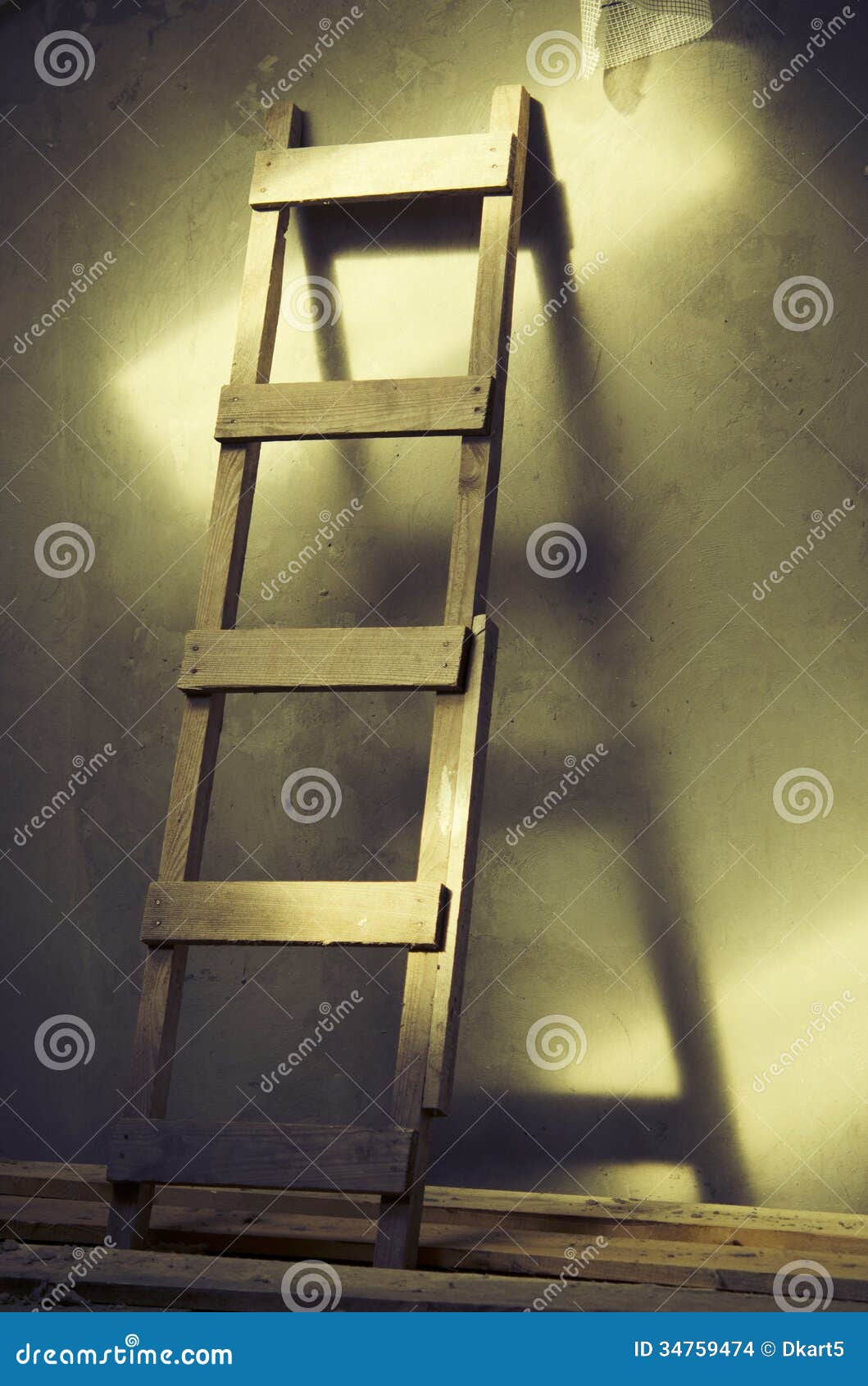 Ladder stock photo. Image of step, brown, tool, high - 34759474