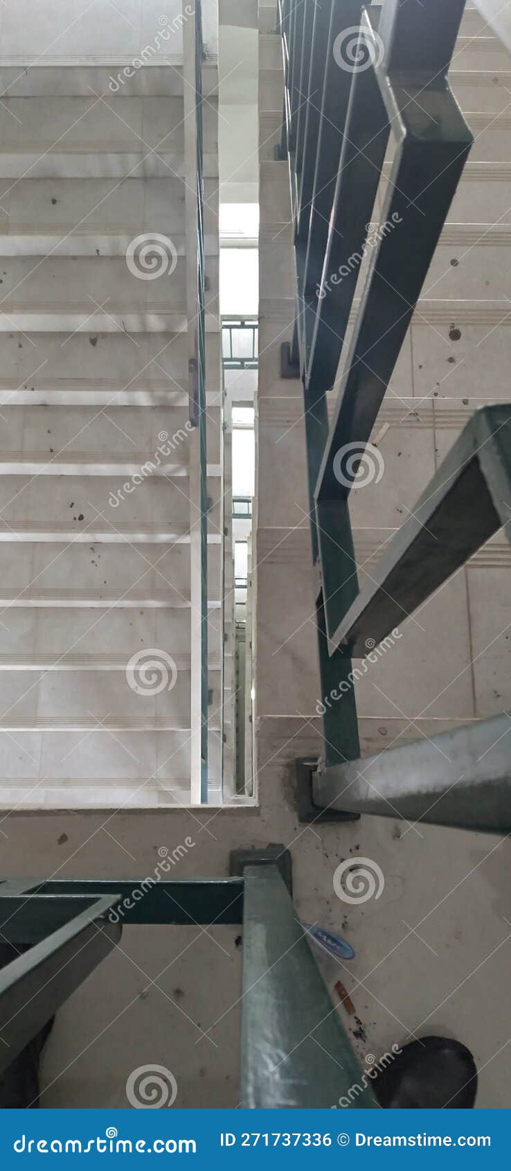 Ladder Building Construction Stock Photo - Image of handrail, building ...