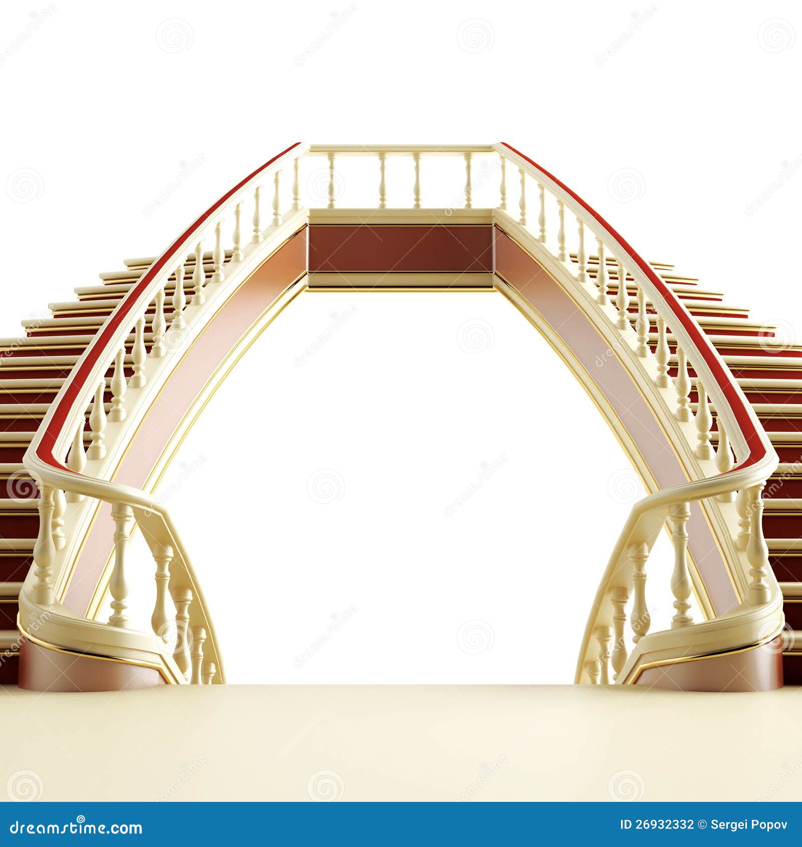 Arches With Ladder Line Art Logo Cartoon Vector | CartoonDealer.com ...