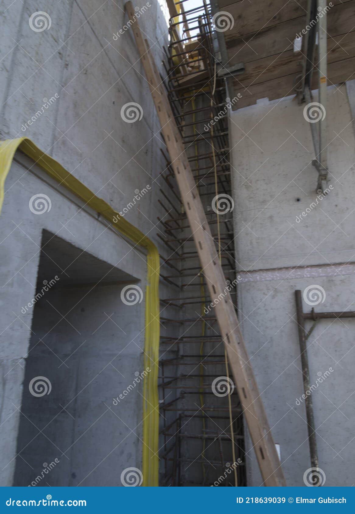 A ladder for climbing up stock image. Image of protection - 218639039