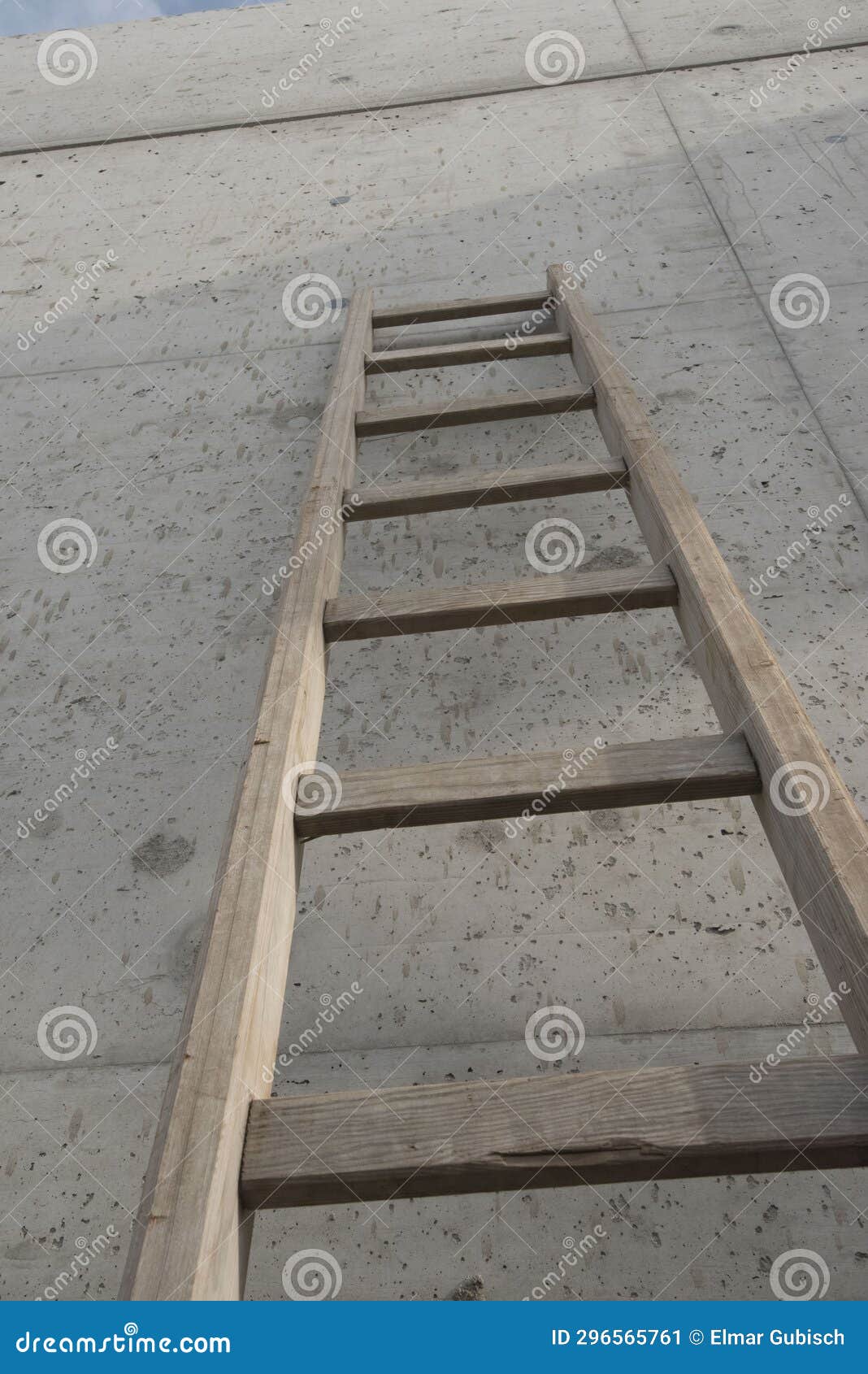 A ladder for climbing up stock image. Image of precaution - 296565761