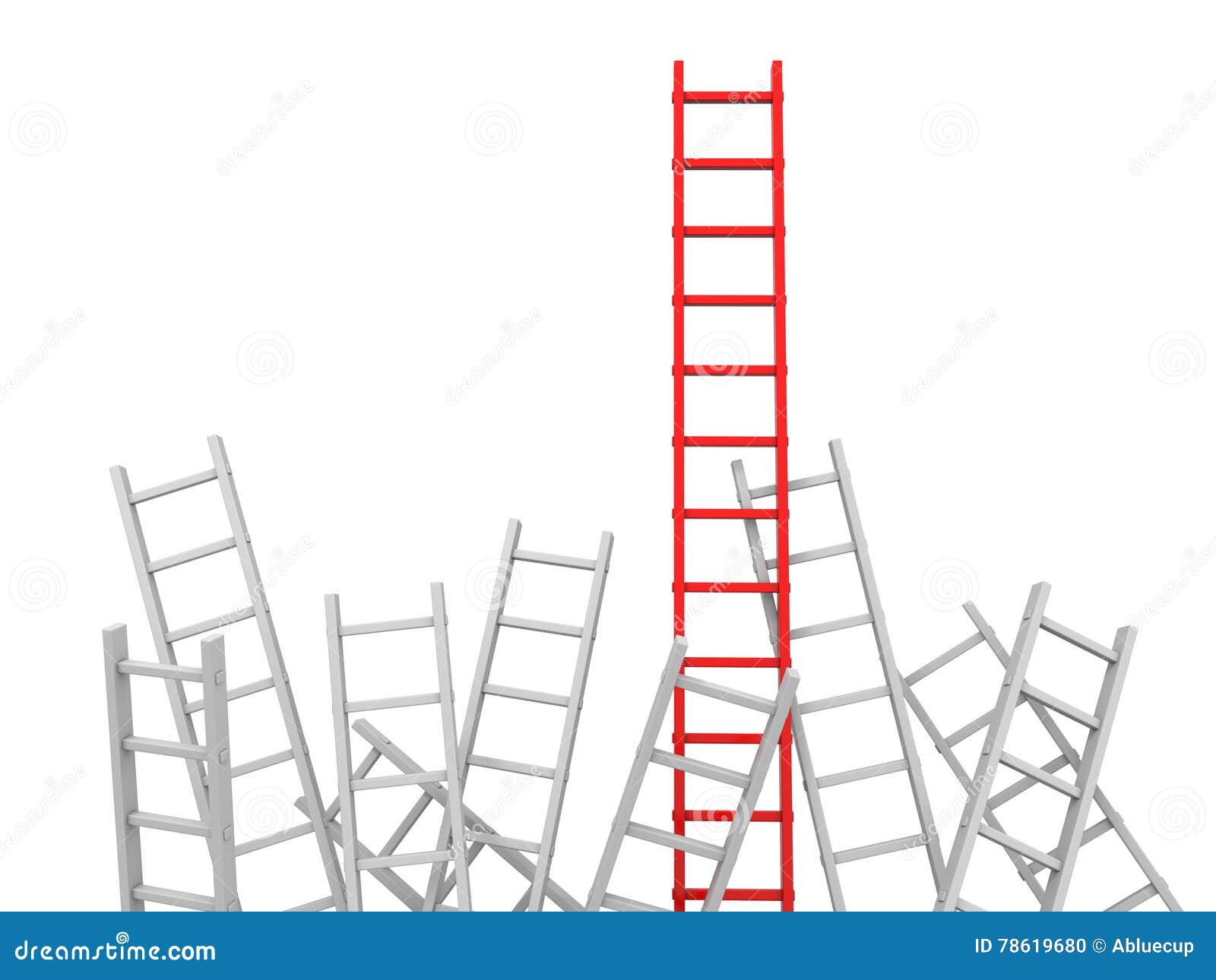 Ladder stock illustration. Illustration of progress, improvement - 78619680