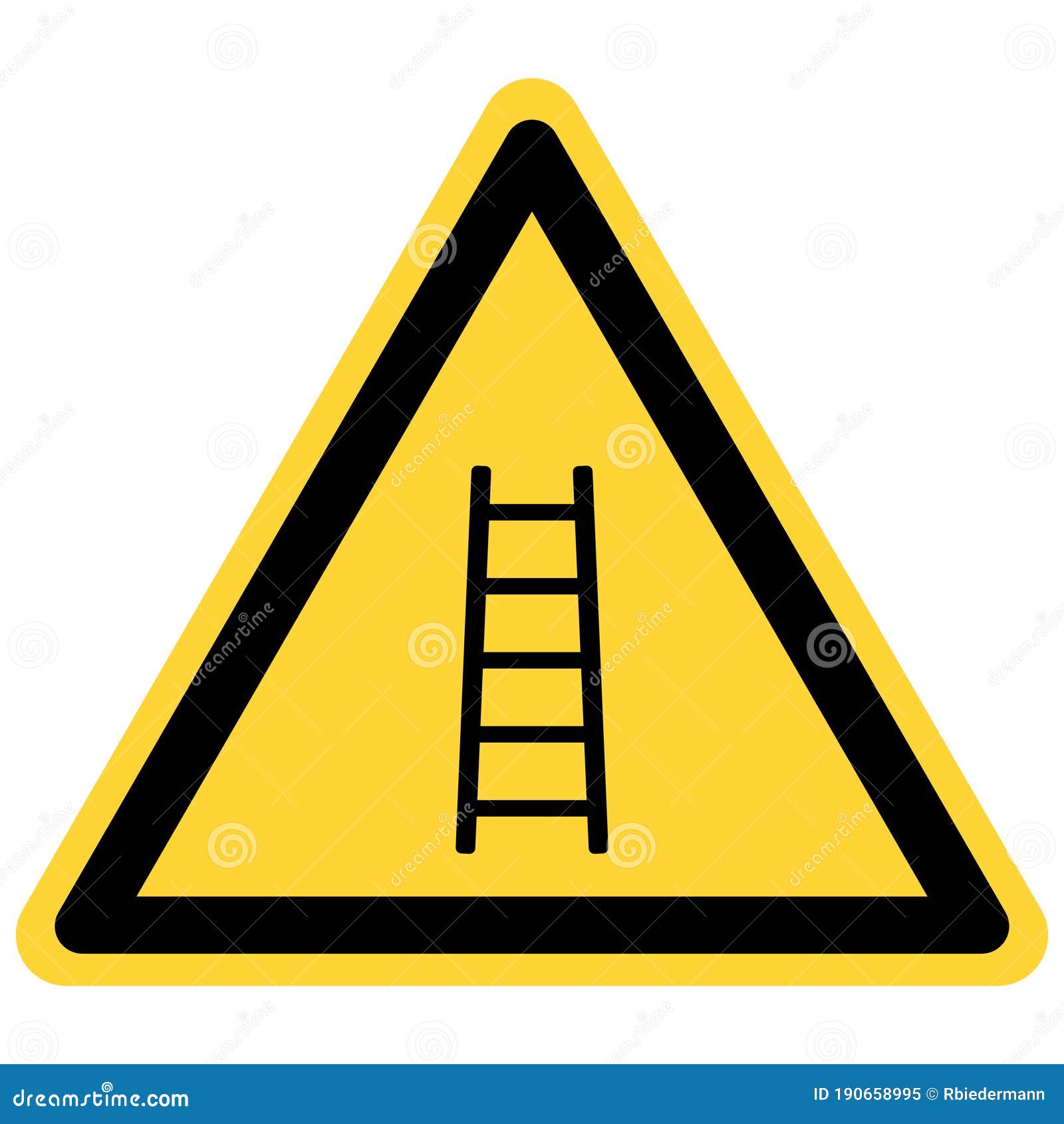 Danger Max Ladder Capacity 250 LBS Symbol Sign, Vector Illustration ...