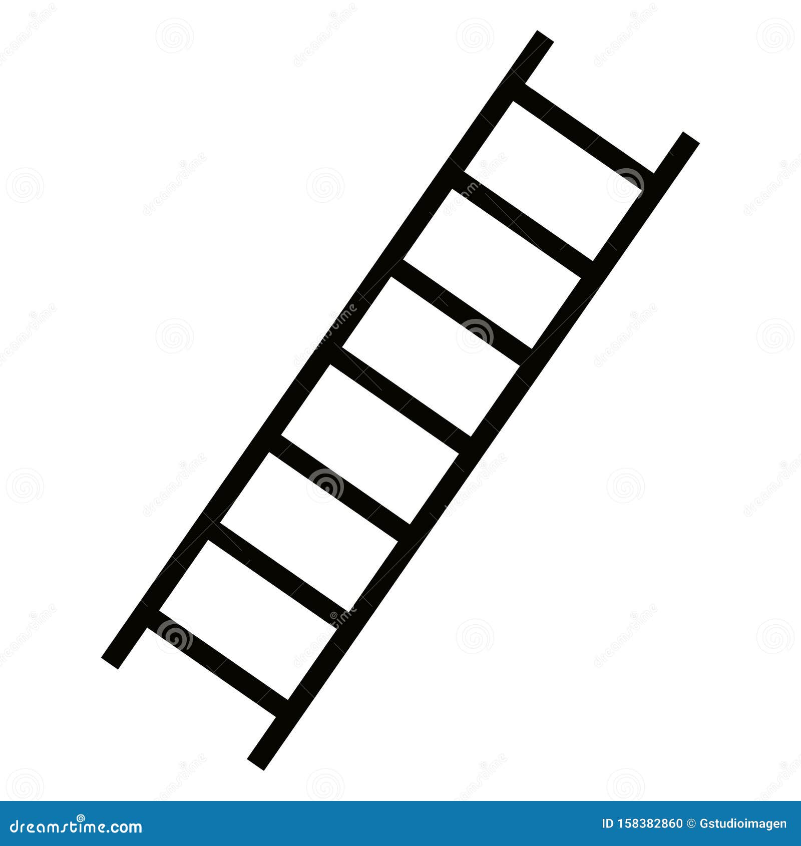 Isolated ladder design stock illustration. Illustration of abstract ...