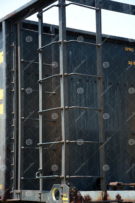 Ladder stock photo. Image of stairs, rail, boxcar, railroad - 55312406