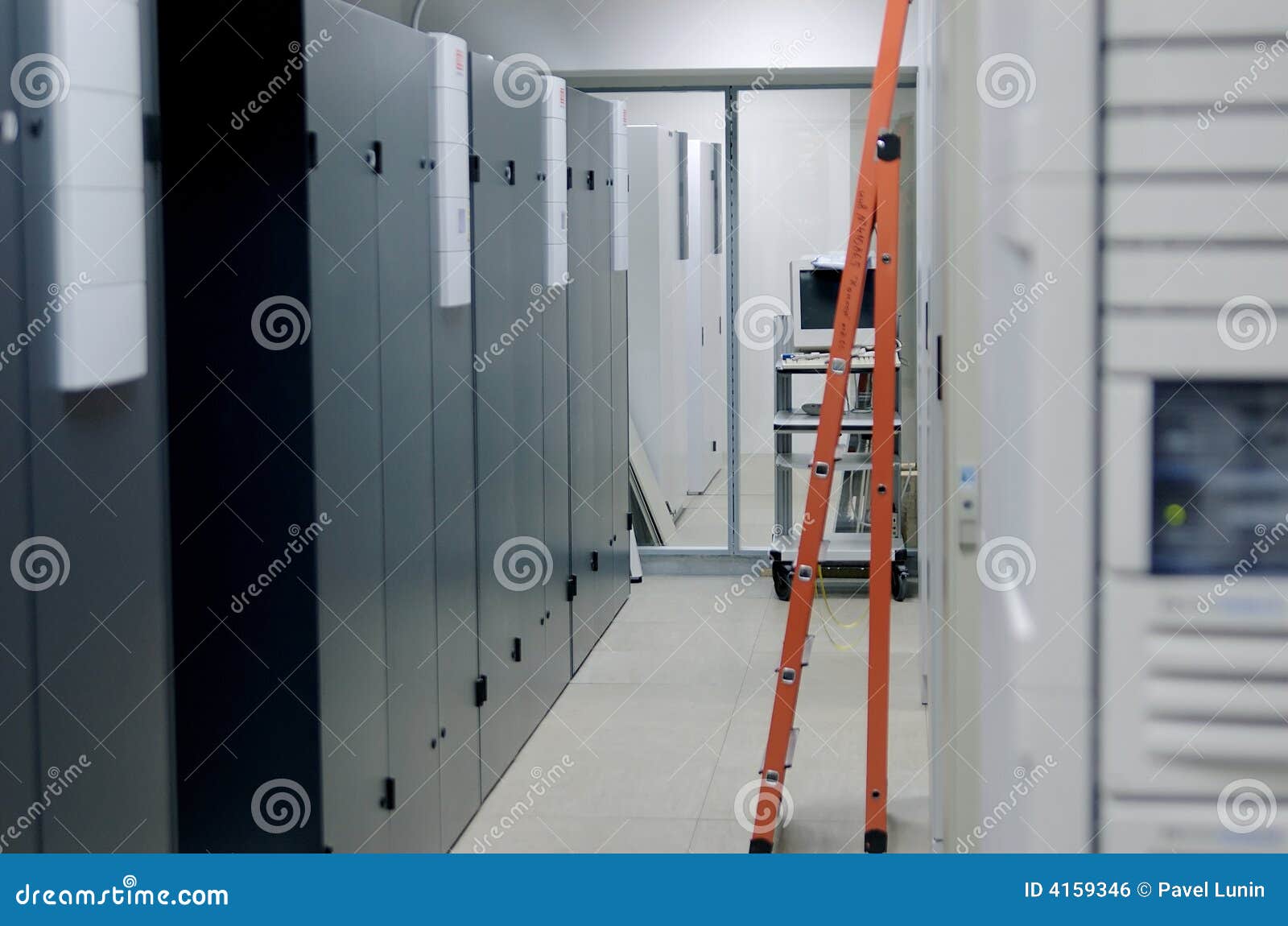 Ladder in Equipment Hall stock photo. Image of technologies - 4159346
