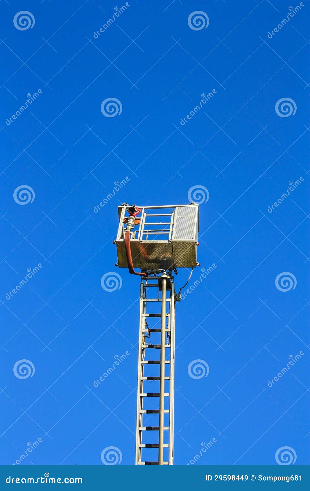 Ladder of a fire engine stock image. Image of aluminum - 29598449