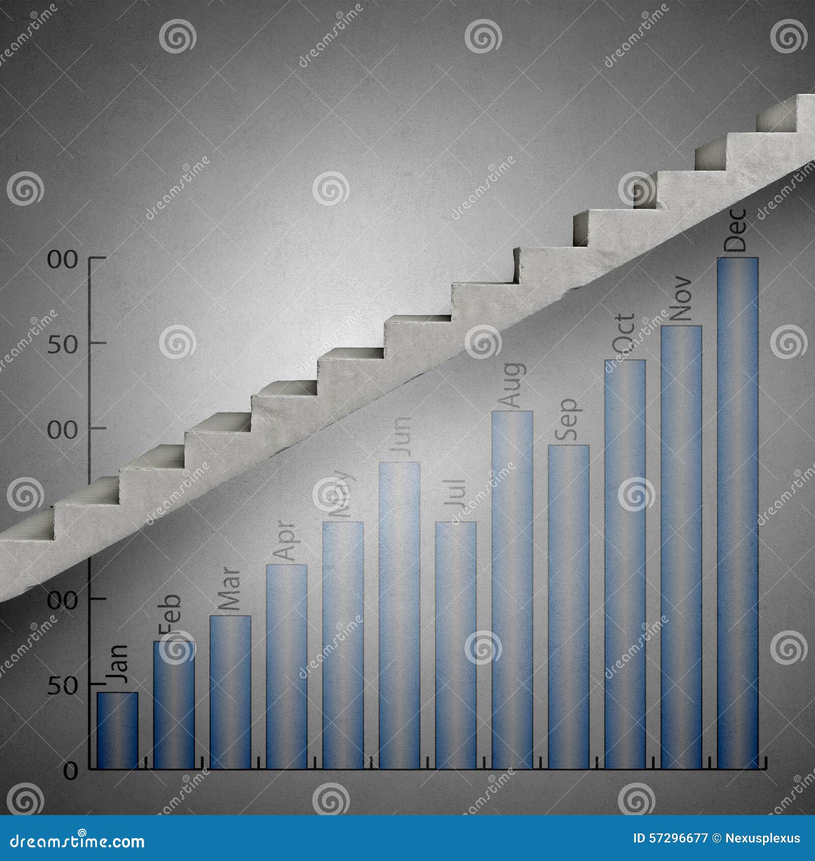 Ladder of growth stock image. Image of design, room, structure - 57296677
