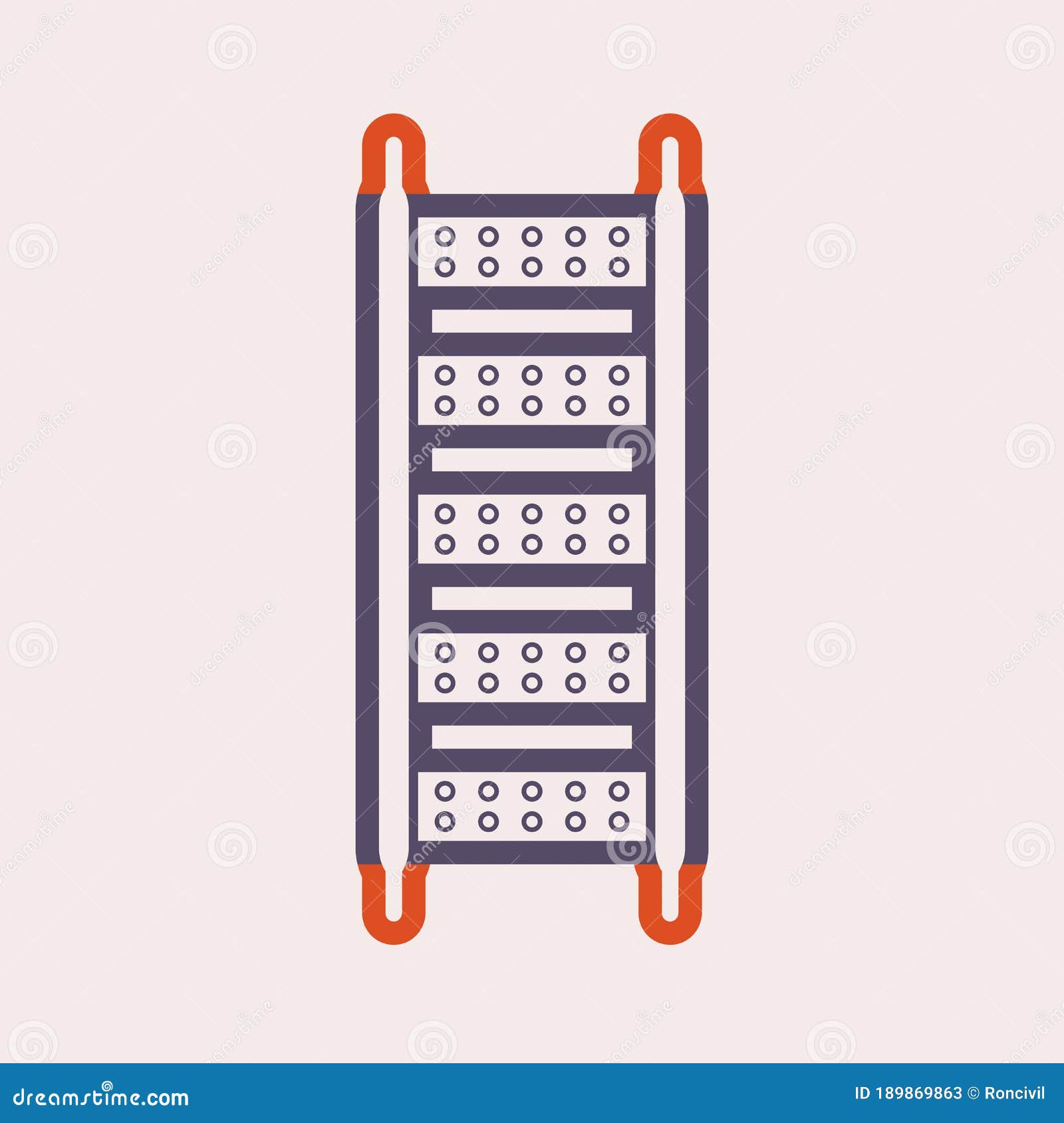 Ladder icon design stock vector. Illustration of plate - 189869863