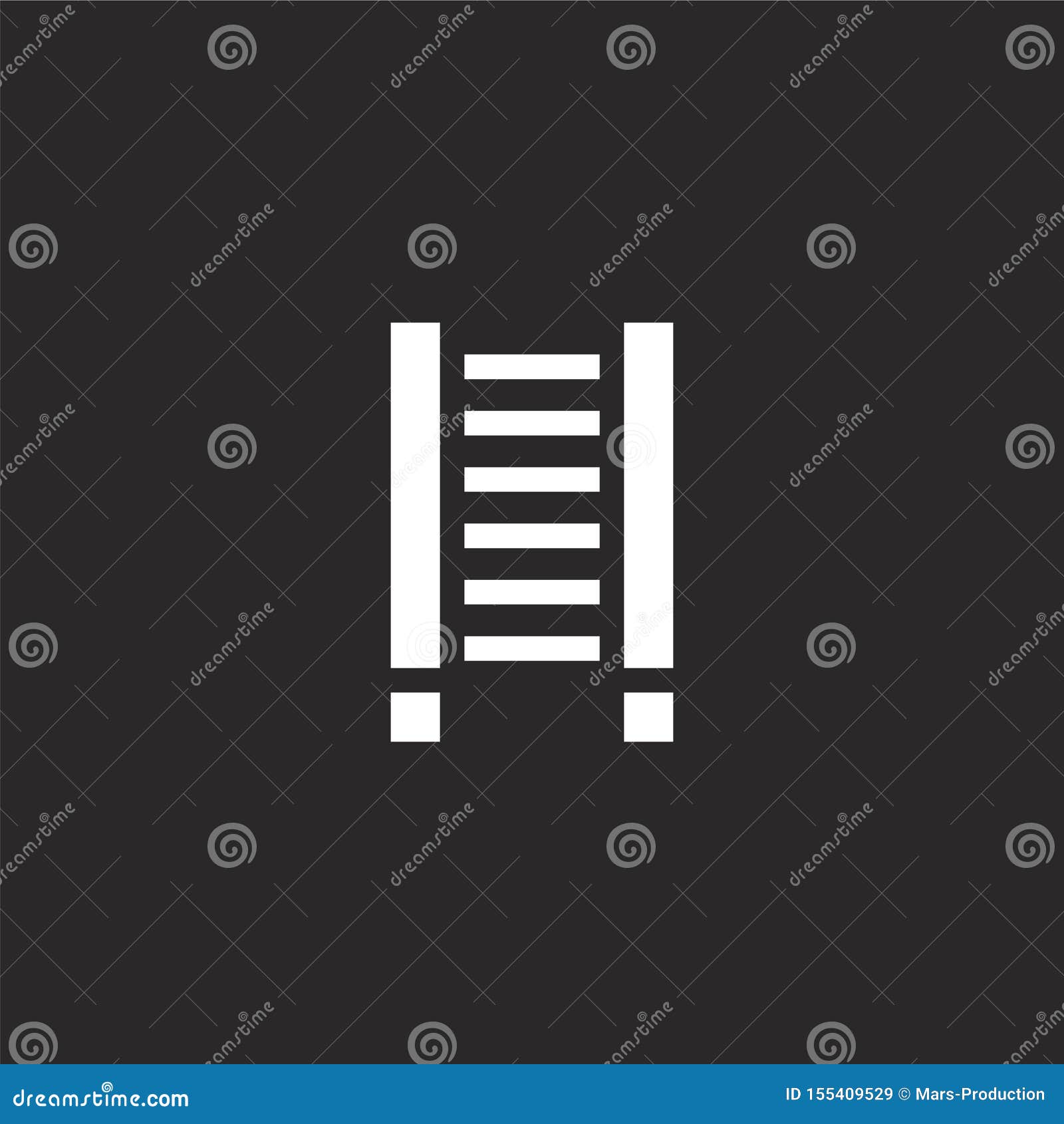 Ladder Icon. Filled Ladder Icon for Website Design and Mobile, App ...