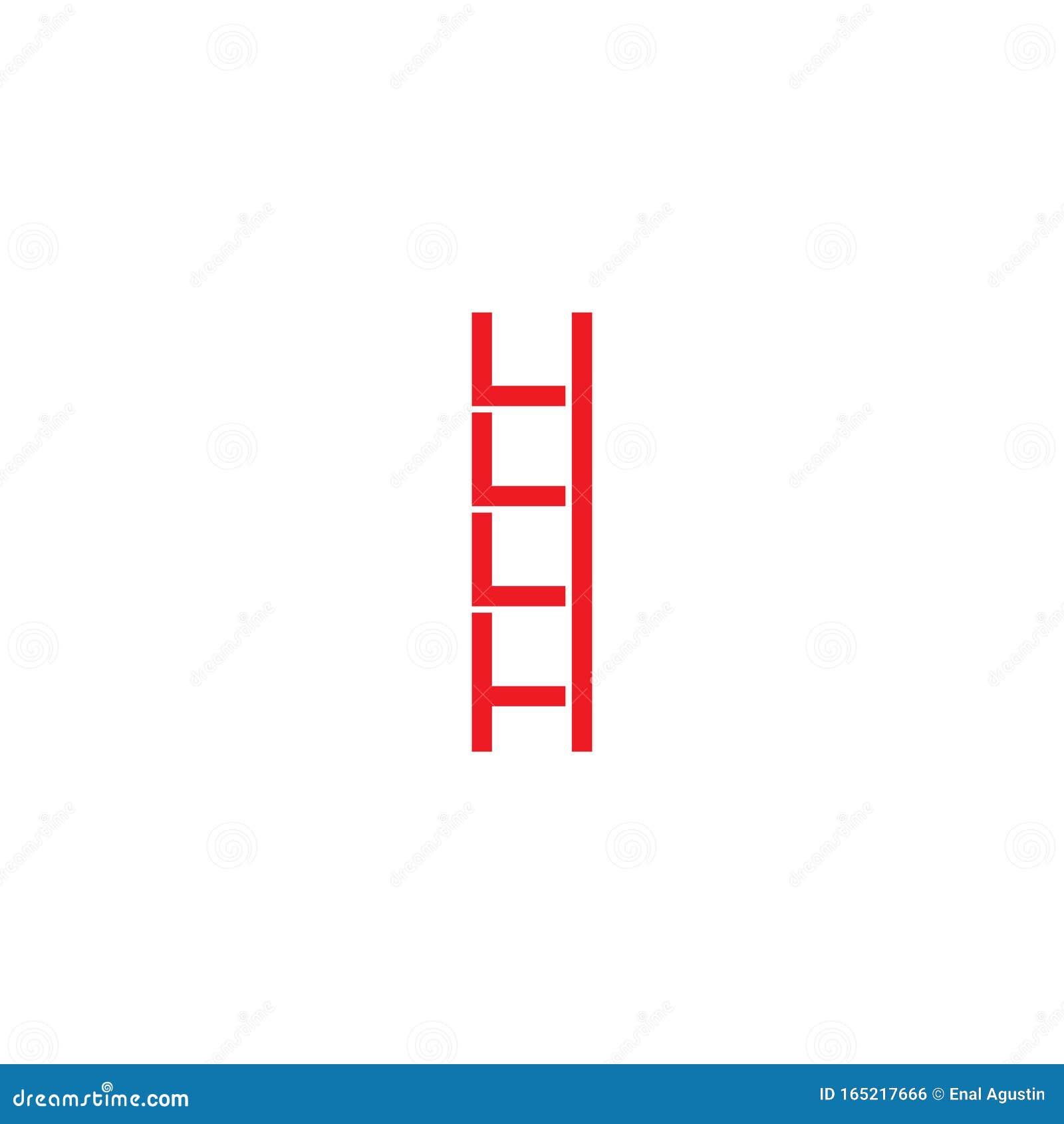 Ladder Icon Logo Symbol Design Inspiration Vector Template Stock Vector ...