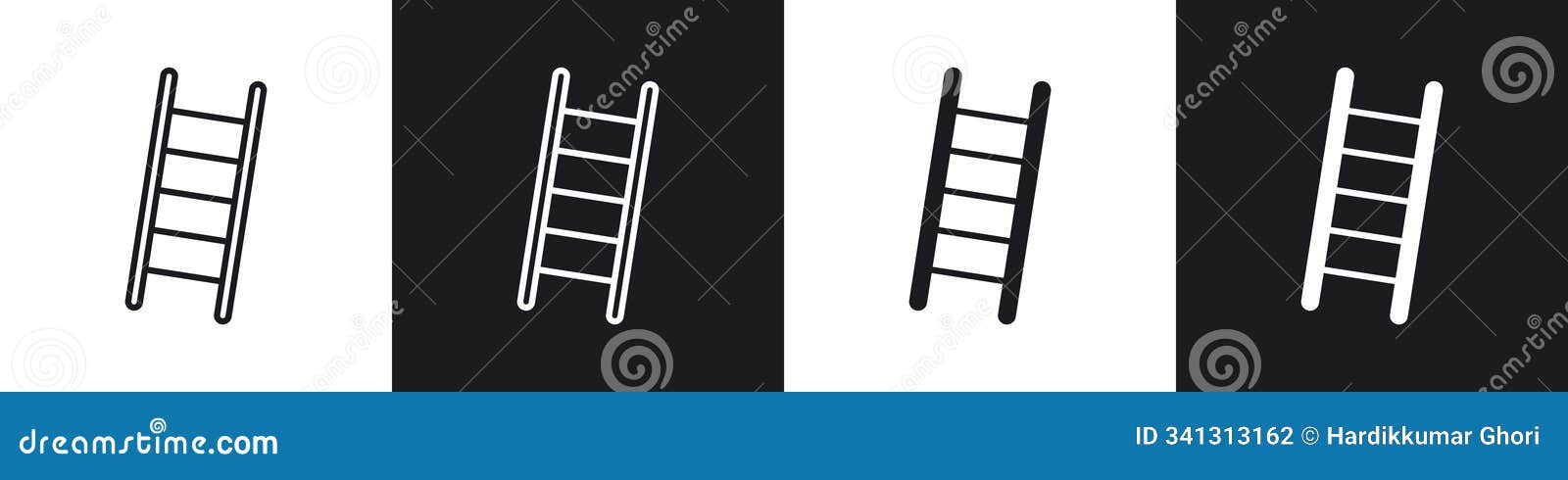 Ladder icon stock illustration. Illustration of business - 341313162