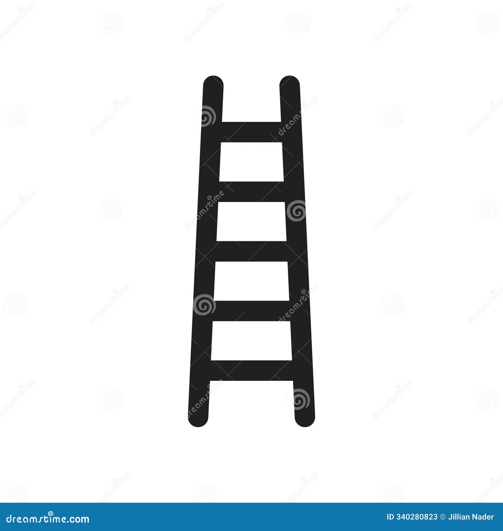 Ladder Icon Simple Vector Symbol Stock Vector - Illustration of ...