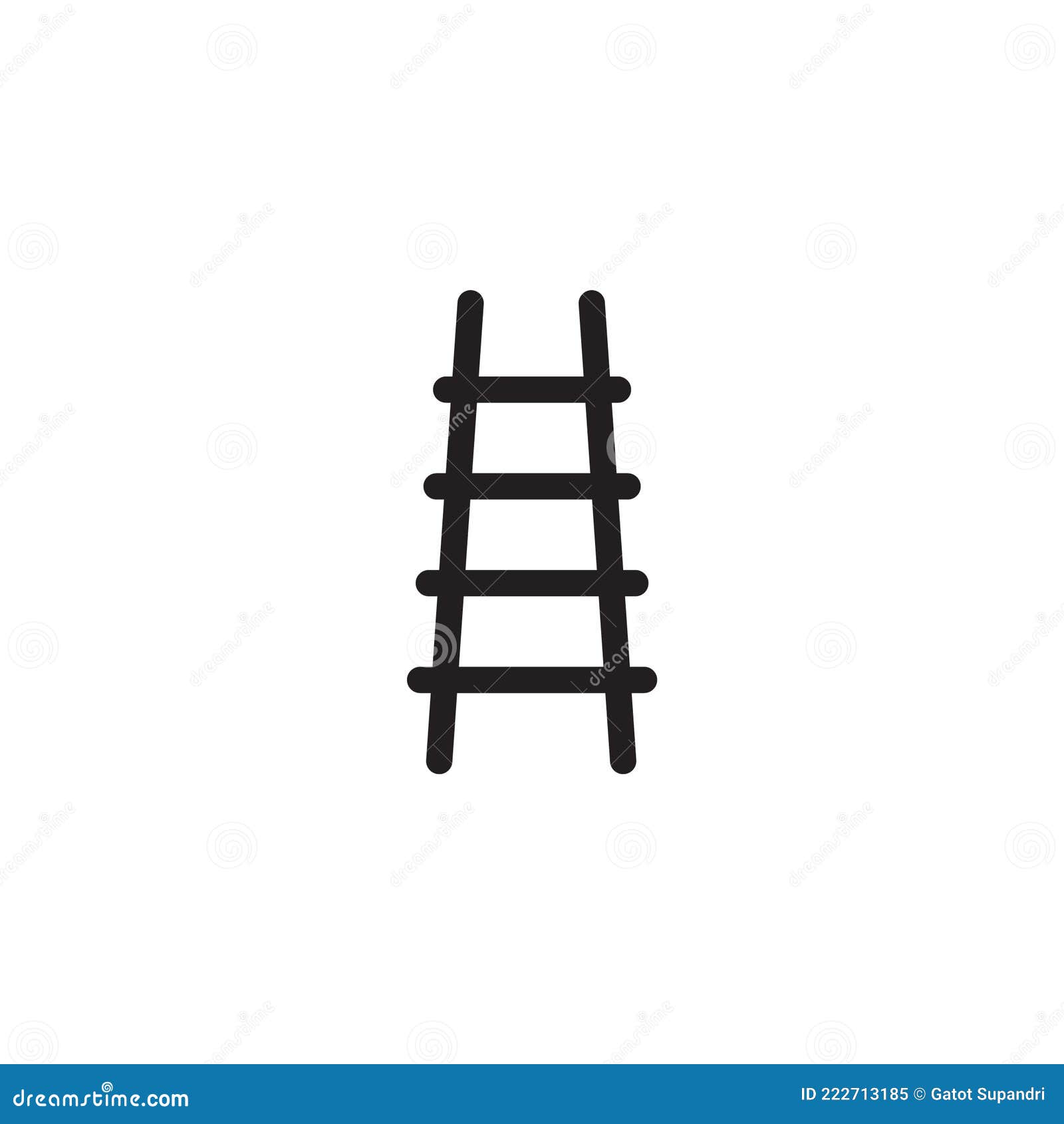 Ladder Icon Vector Logo Design Template Stock Vector - Illustration of ...