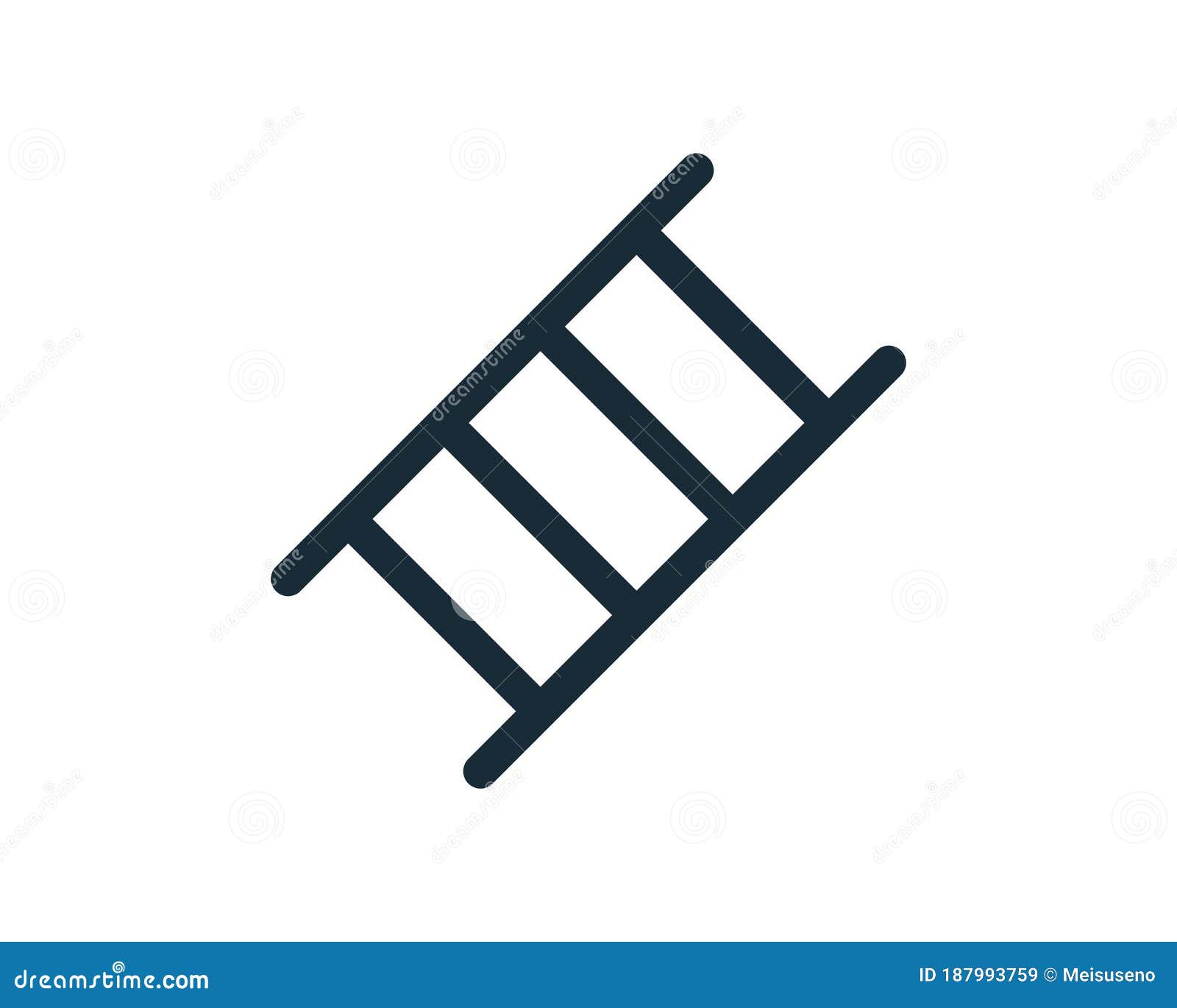Ladder Icon Vector Logo Template Illustration Design Stock Vector ...