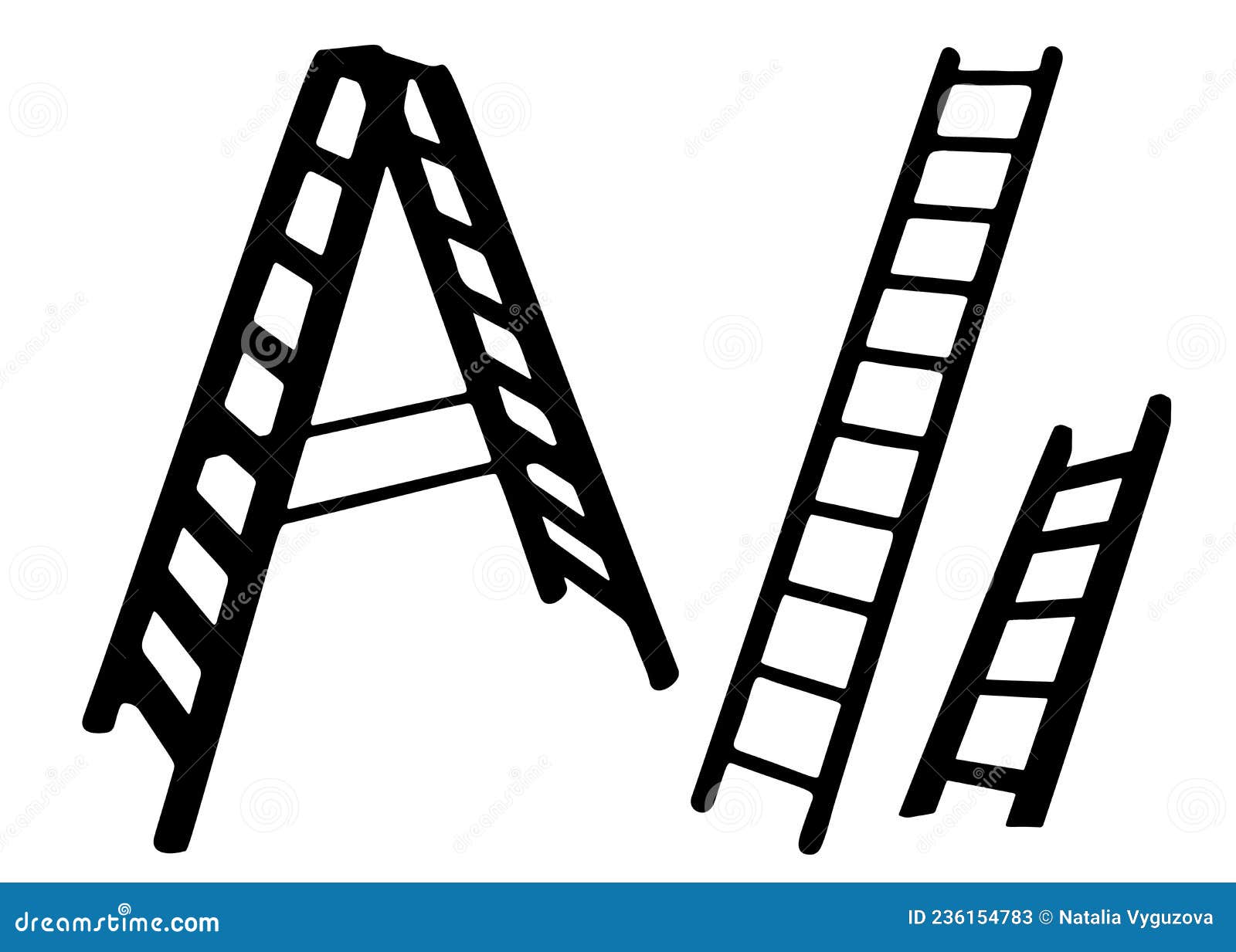 Ladder Included. Vector Image Stock Vector - Illustration of graphics ...