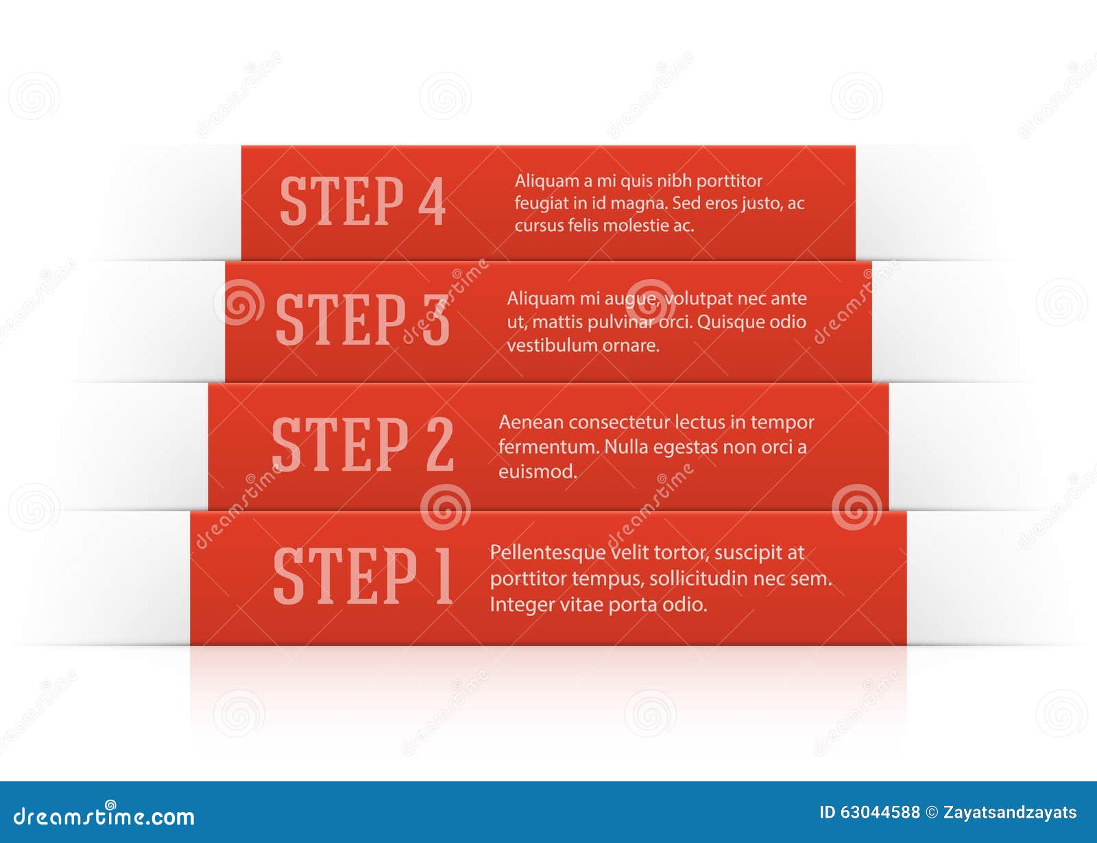 Ladder Infographic Template Stock Vector - Illustration of infographic ...