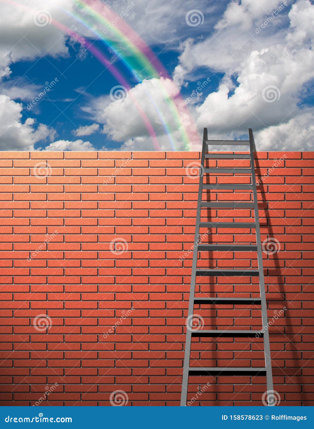 Ladder stock illustration. Illustration of opportunity - 158578623