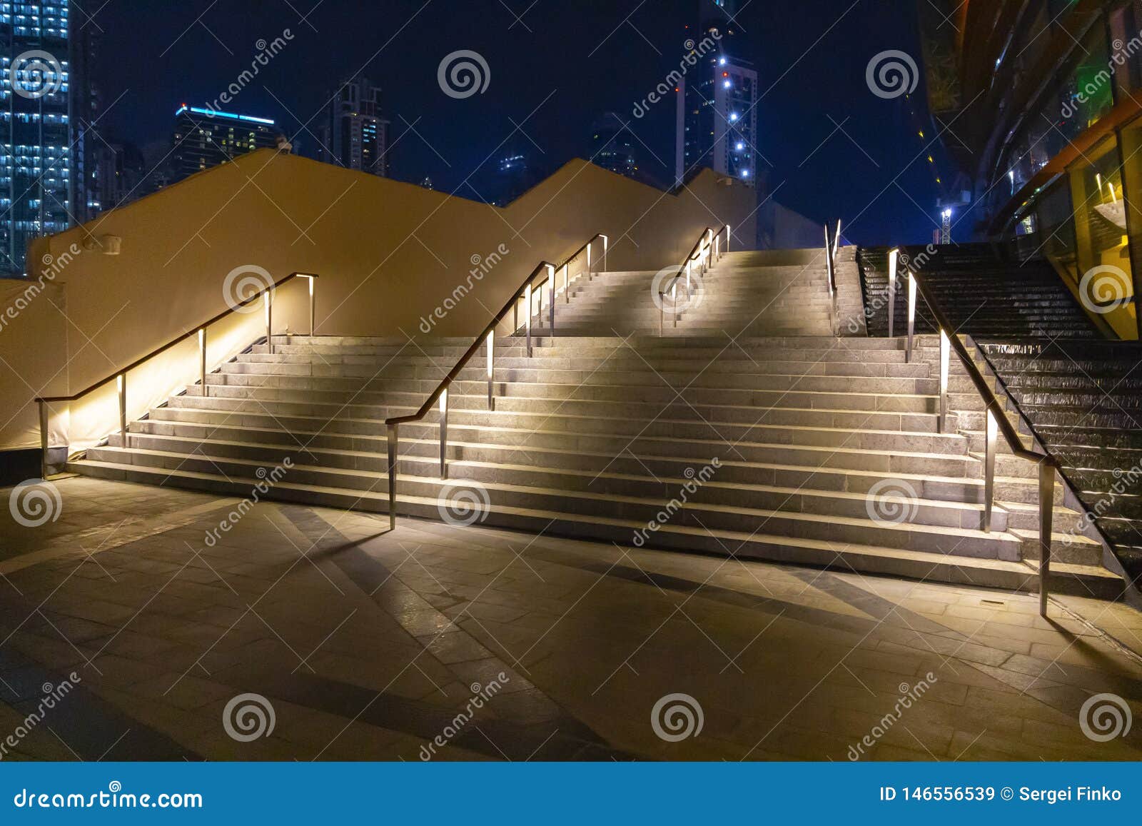Ladder with LED light stock image. Image of home, rough - 146556539