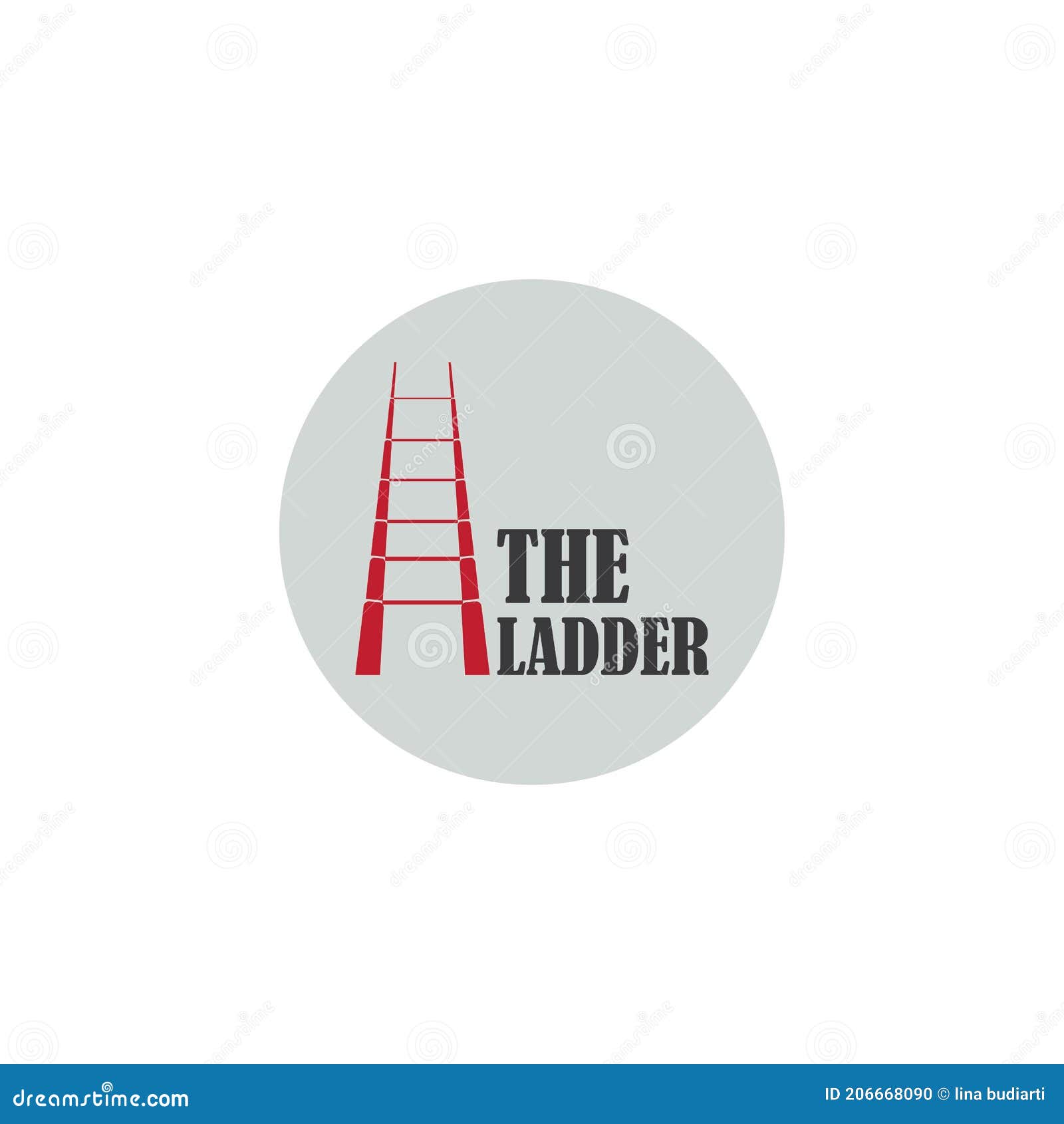 Ladder Logo Stock Vector Illustration Of Line Stepladder 206668090