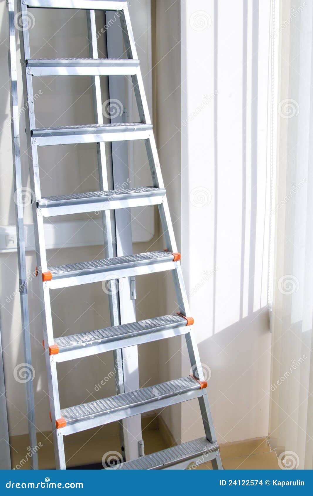Ladder in the office stock photo. Image of coat, construction - 24122574