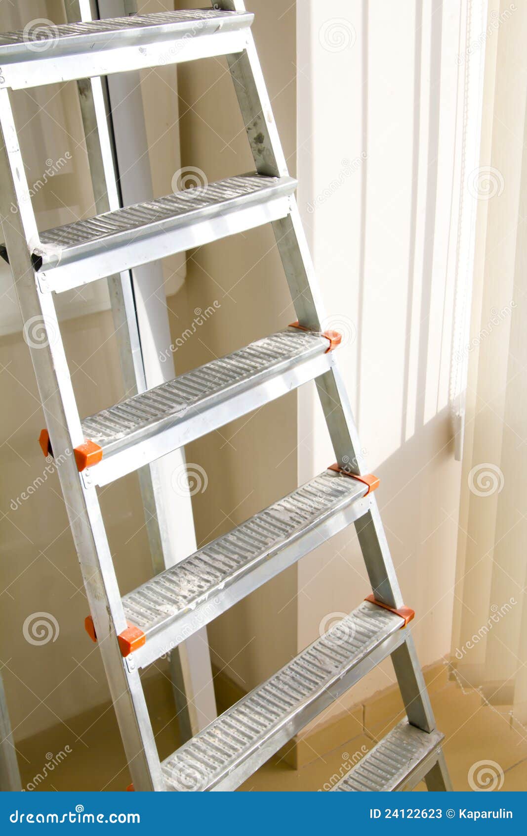 Ladder in the office stock image. Image of living, detail - 24122623