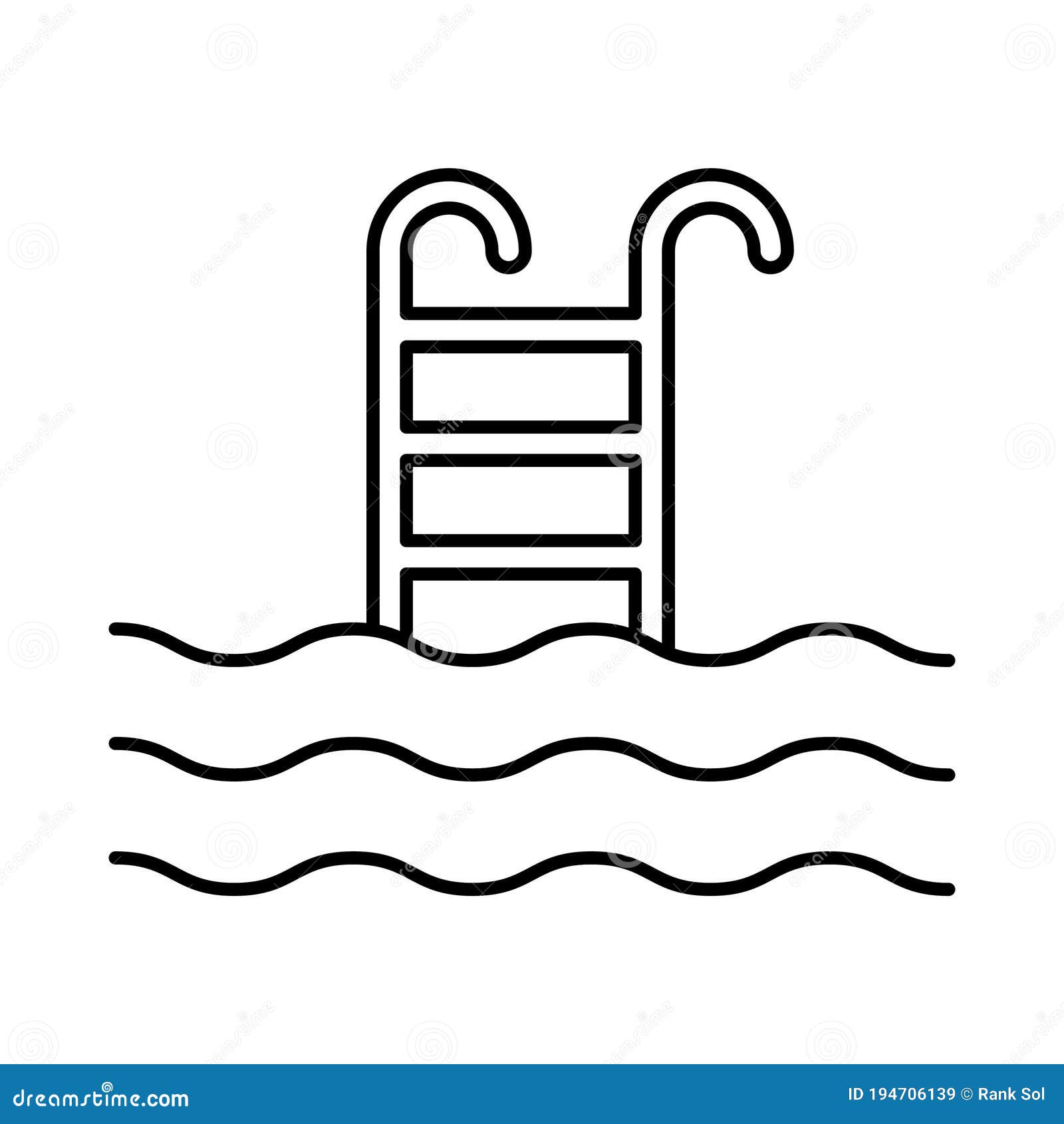 Ladder Outline Stock Illustrations – 4,675 Ladder Outline Stock ...